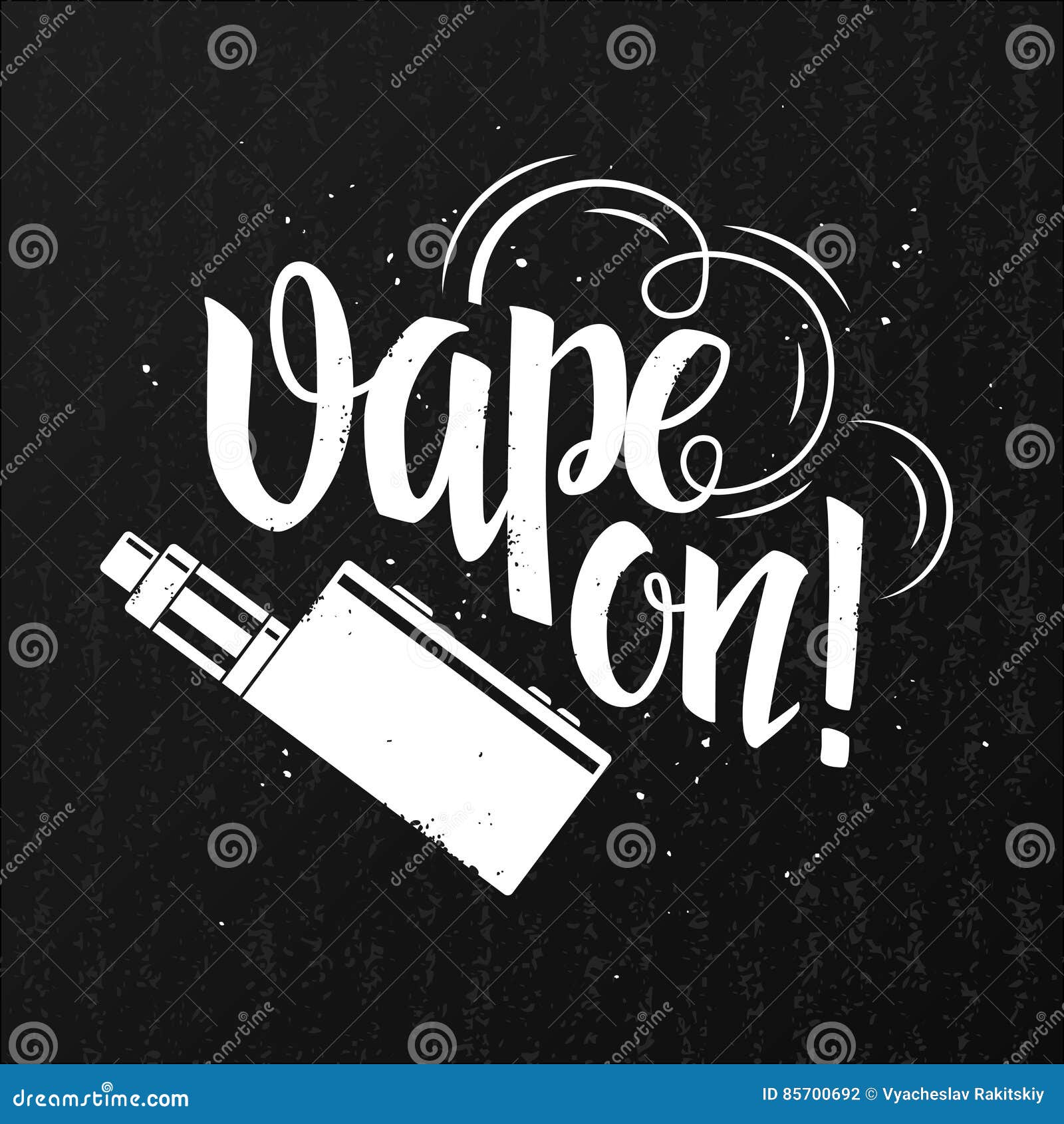 Vape lettering label stock vector. Illustration of smoking - 85700692