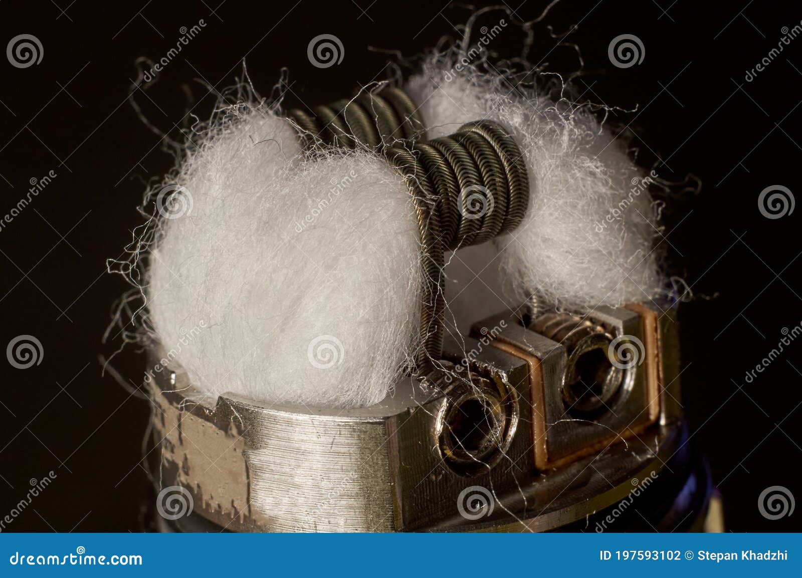 Vape RDA or E-cigarette for Vaping with Coils and Cotton, Rebuildable ...