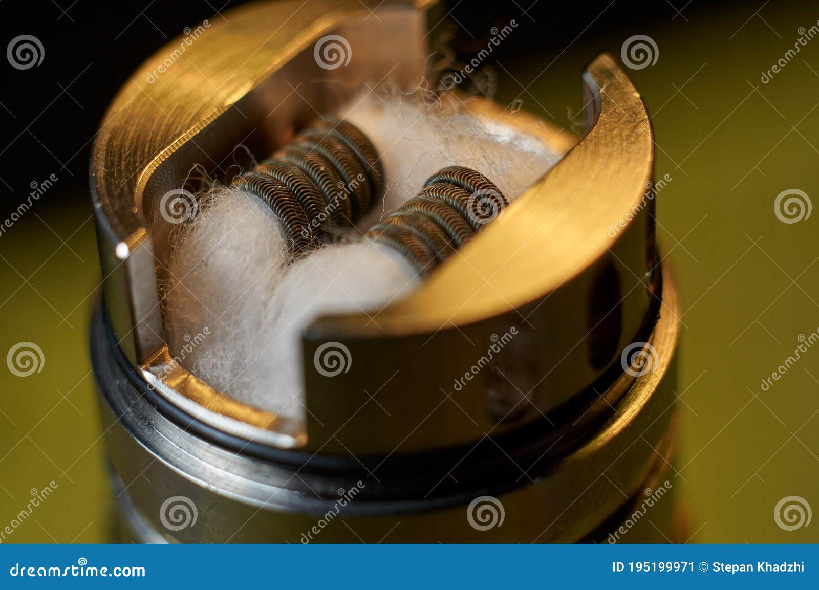 Vape RDA or E-cigarette for Vaping with Coils and Cotton, Rebuildable ...