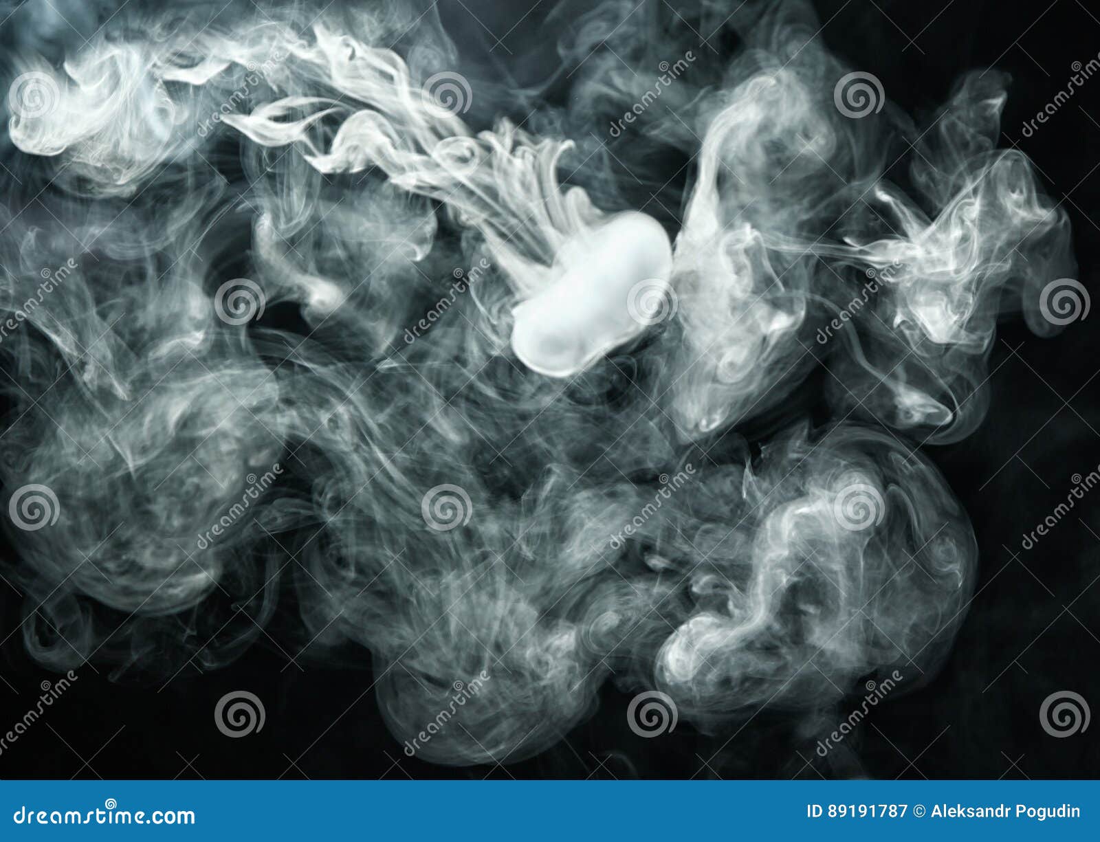Vape Ring Like Smoke Ring on Dark Background Stock Image - Image of ...