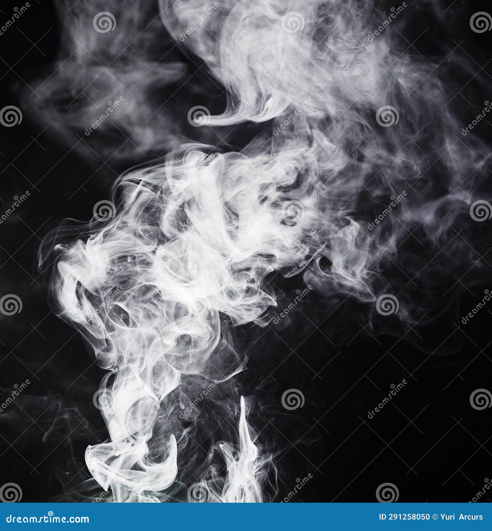 Vape, White Pattern and Smoke on Black Background with Texture, Mockup ...
