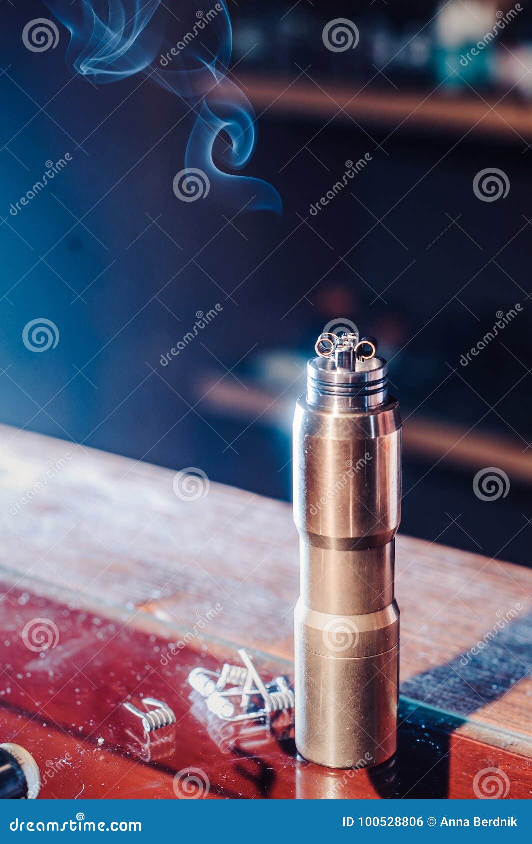 The Process of Servicing the Mechanical Vape Device. Master Replace ...