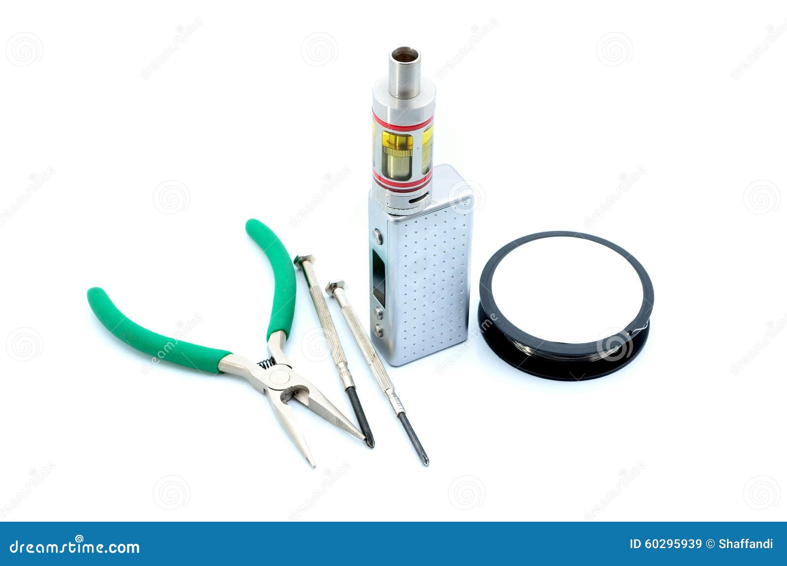 Vaping Atomizer tools stock image. Image of vapowire - 60295939