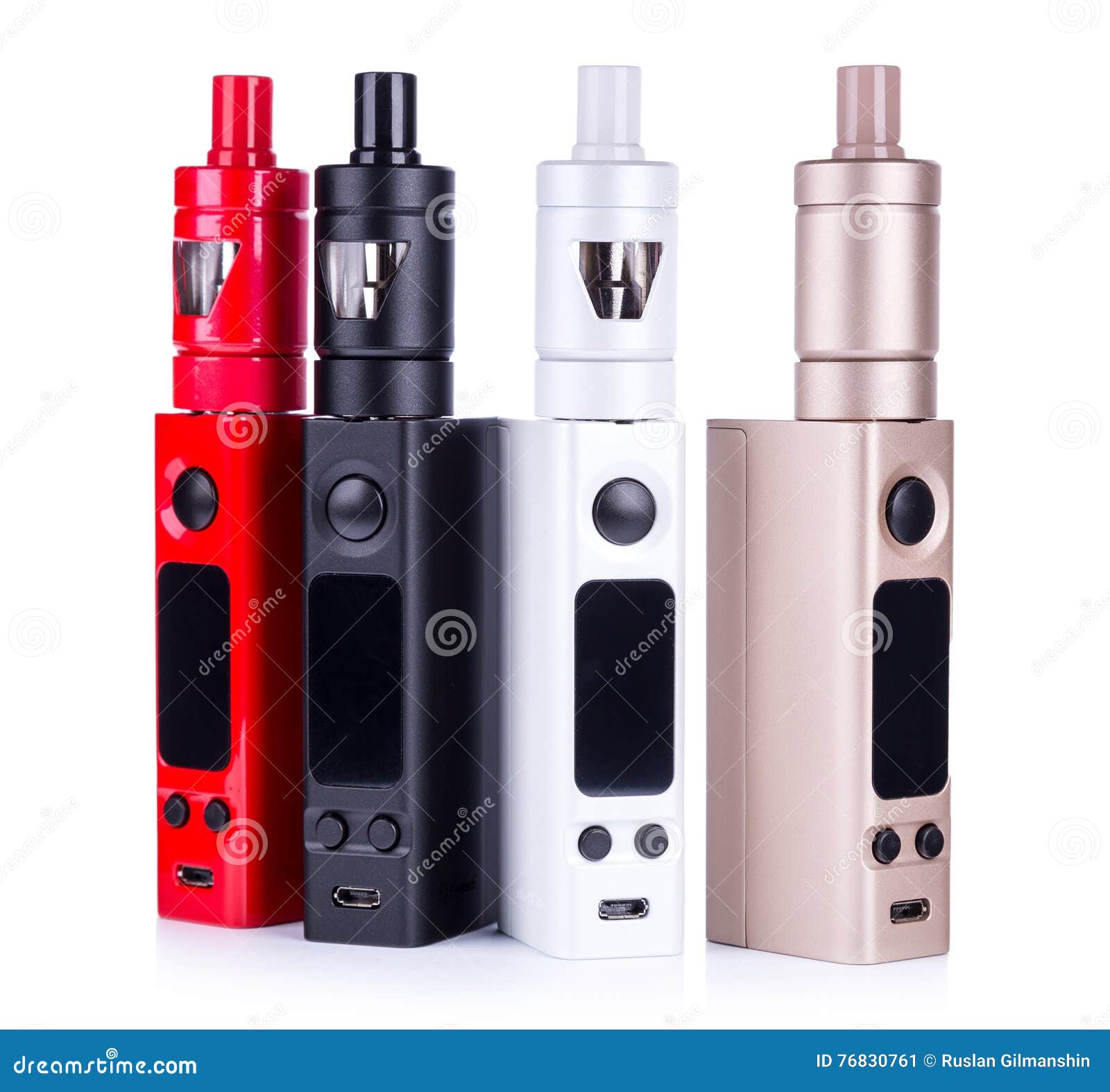 Vaping Devices Isolated on White Stock Image - Image of legal, nicotine ...