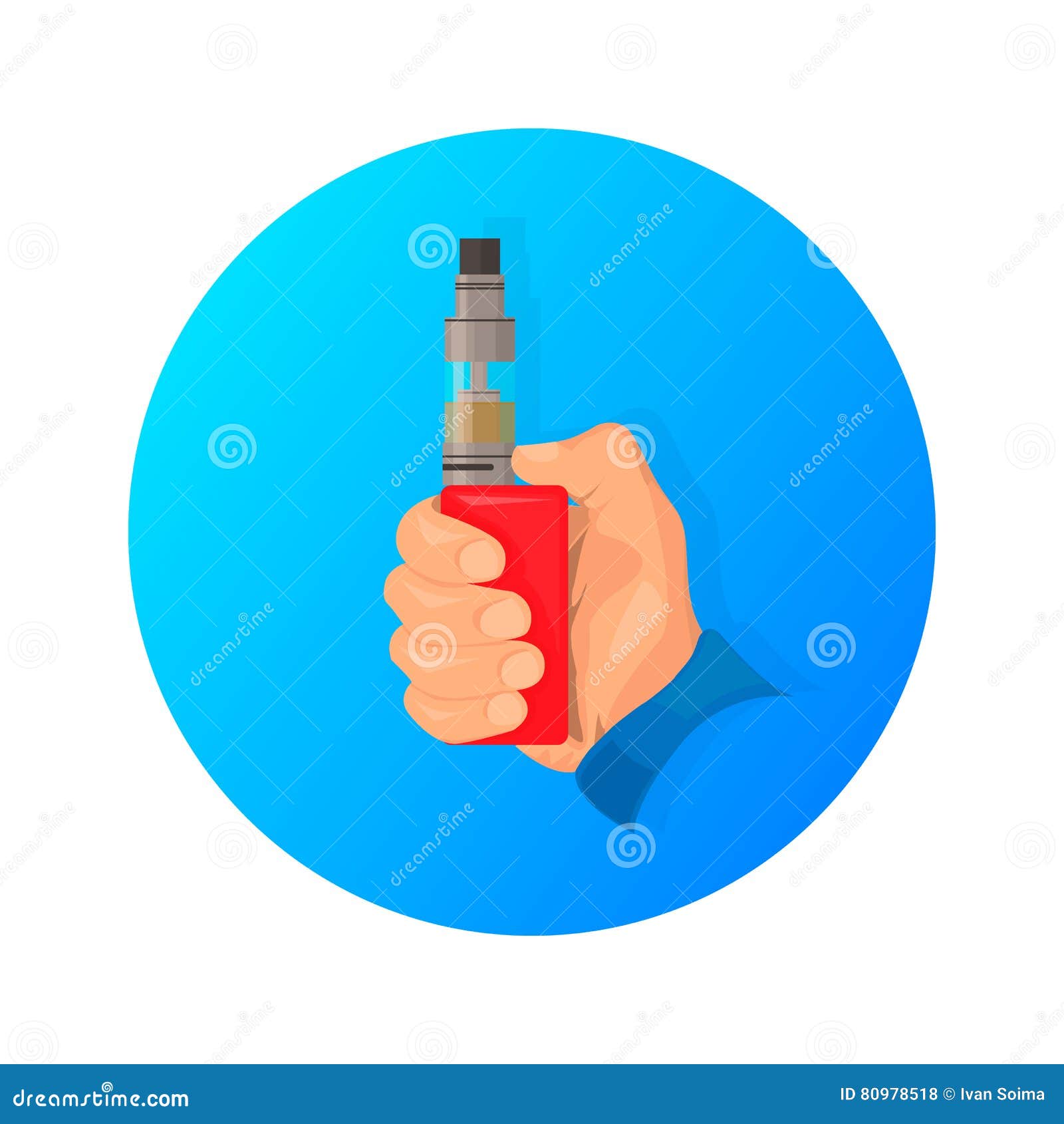 Vaping Icon stock vector. Illustration of bottle, analog - 80978518