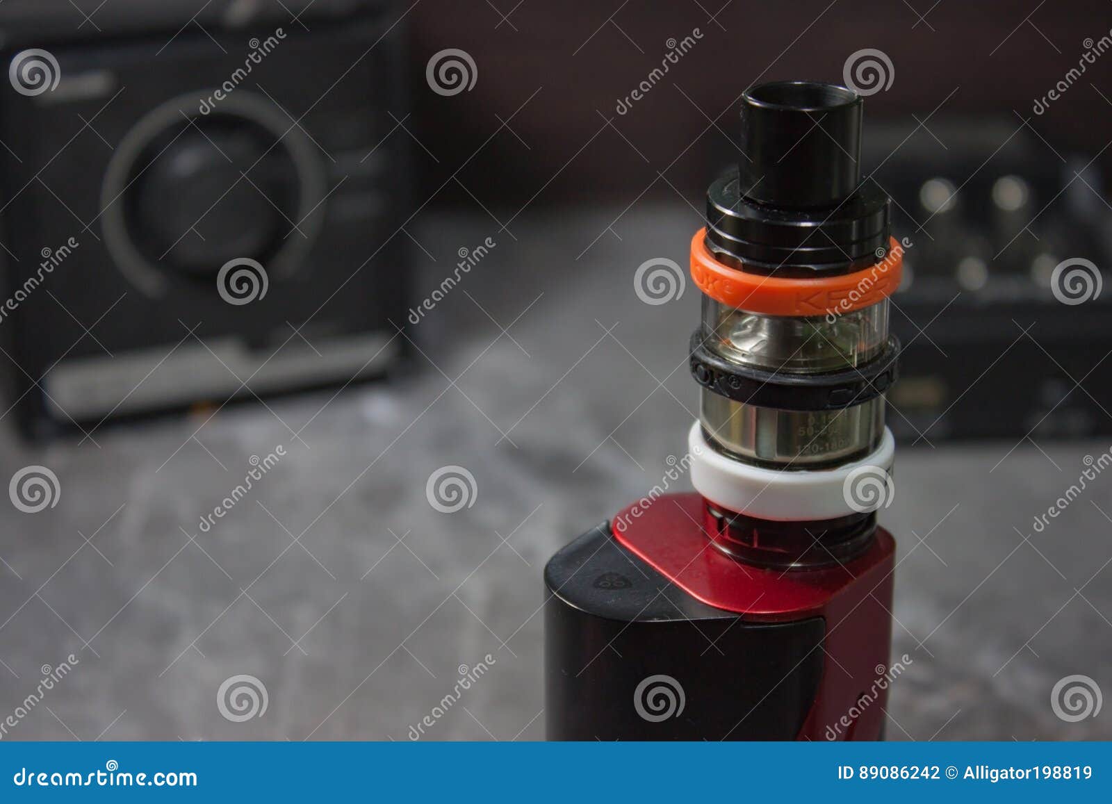 Vaping with Smoke and Steam Stock Photo - Image of cloud, addiction ...