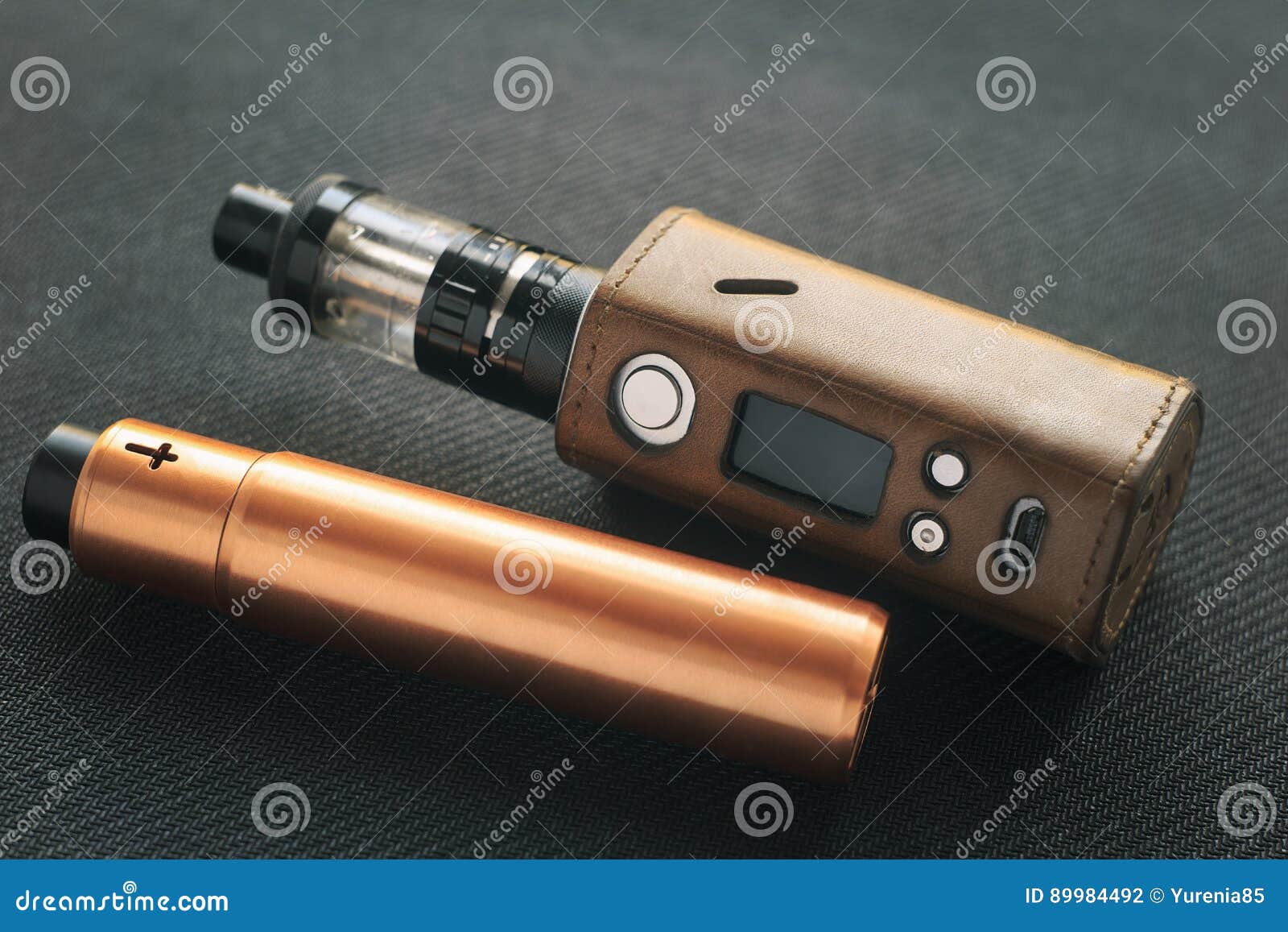 Vaping Things. E-cigarette. Personal Vaporizer. Stock Photo - Image of ...
