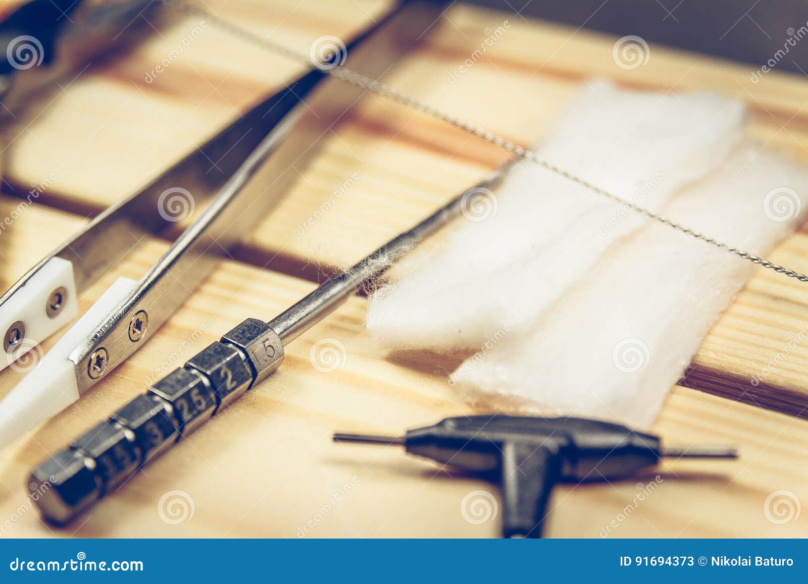 Vaping tools stock image. Image of ecig, rebuilding, pliers - 91694373