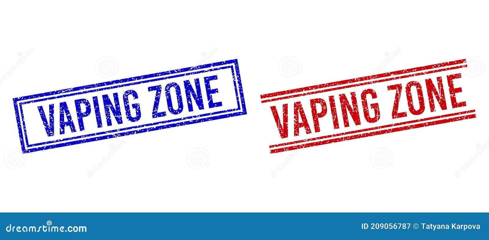 Rubber Textured VAPING ZONE Seal with Double Lines Stock Vector ...