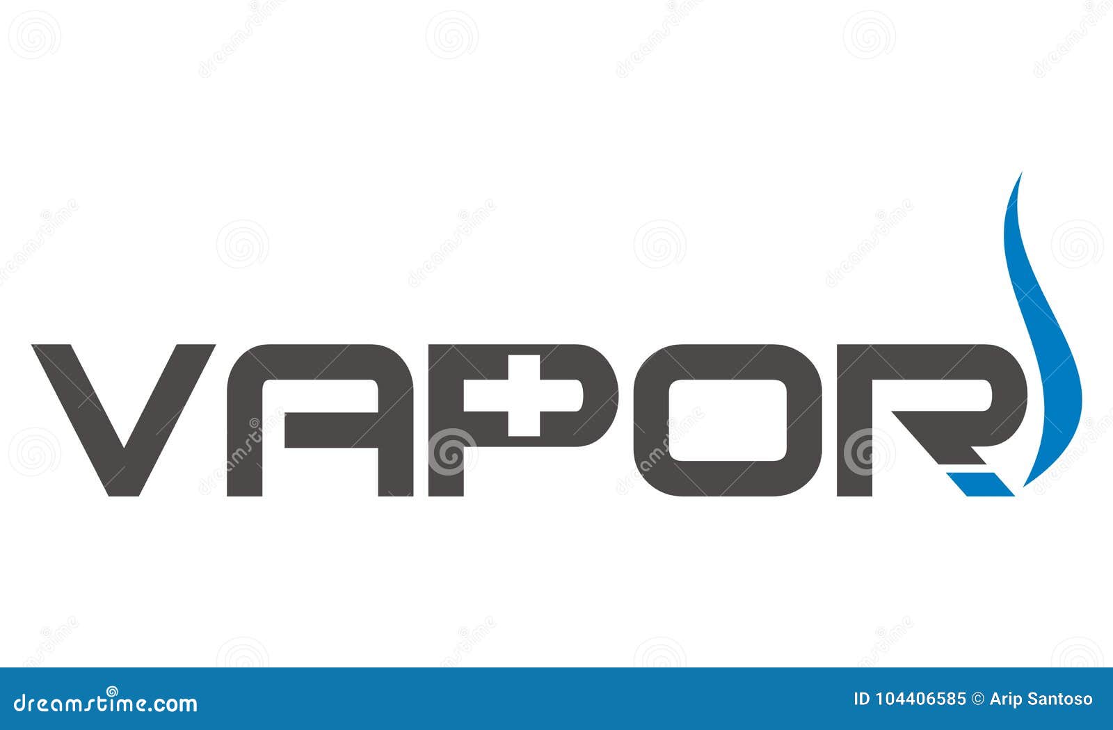 Vapor Logo Design Template stock vector. Illustration of icon - 104406585