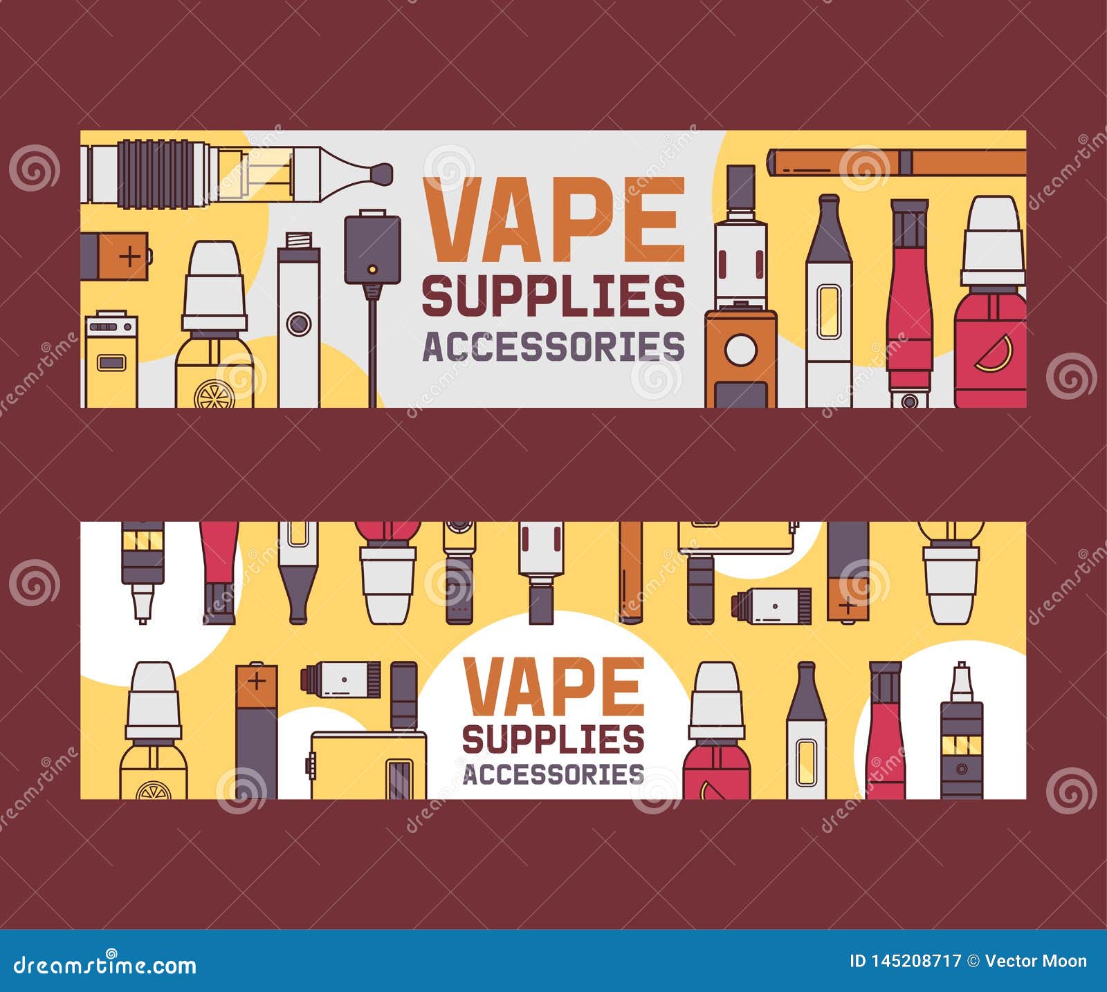 Vapor Vector Pattern Vaping Device and Modern Vaporizer E-cig ...