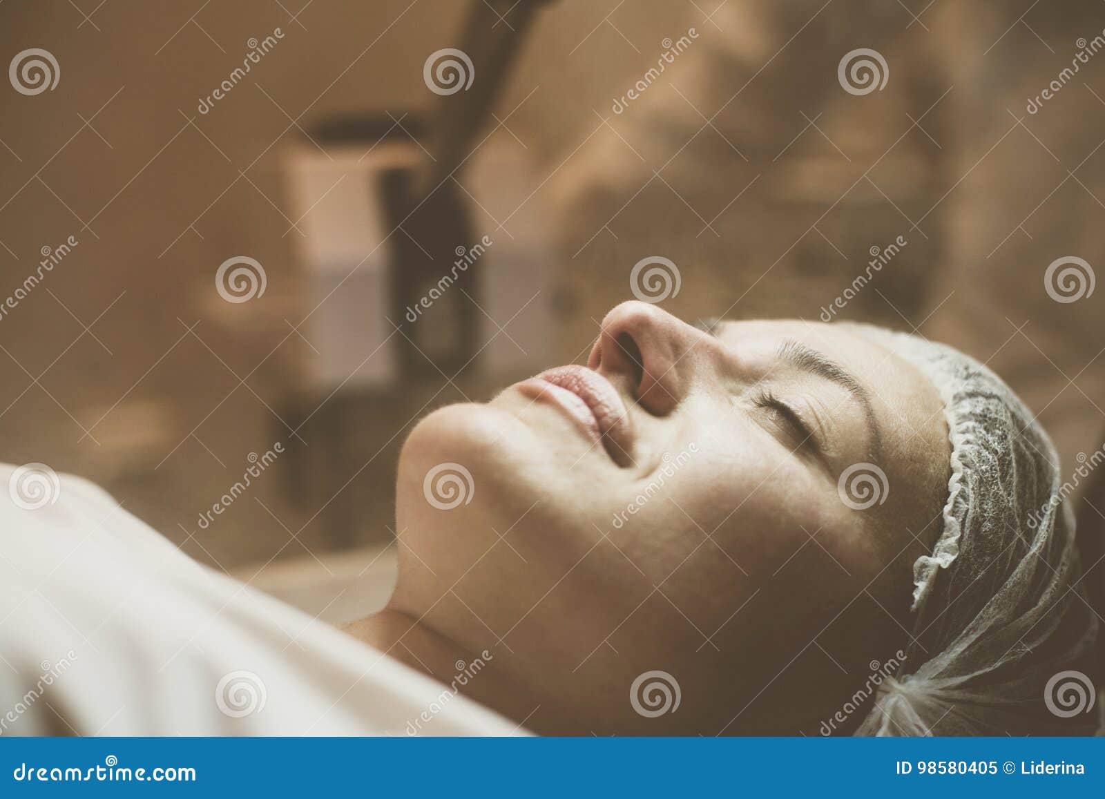 Vaporization. stock image. Image of adults, color, facial - 98580405