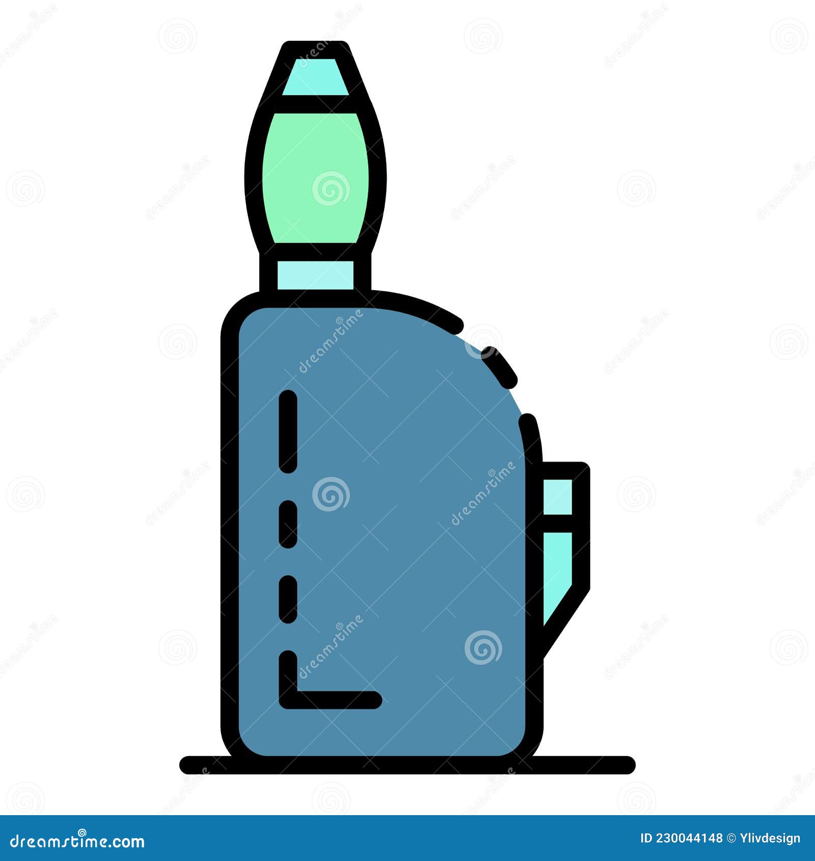 Vaporizer Vape Icon Color Outline Vector Stock Vector - Illustration of outline, flat: 230044148