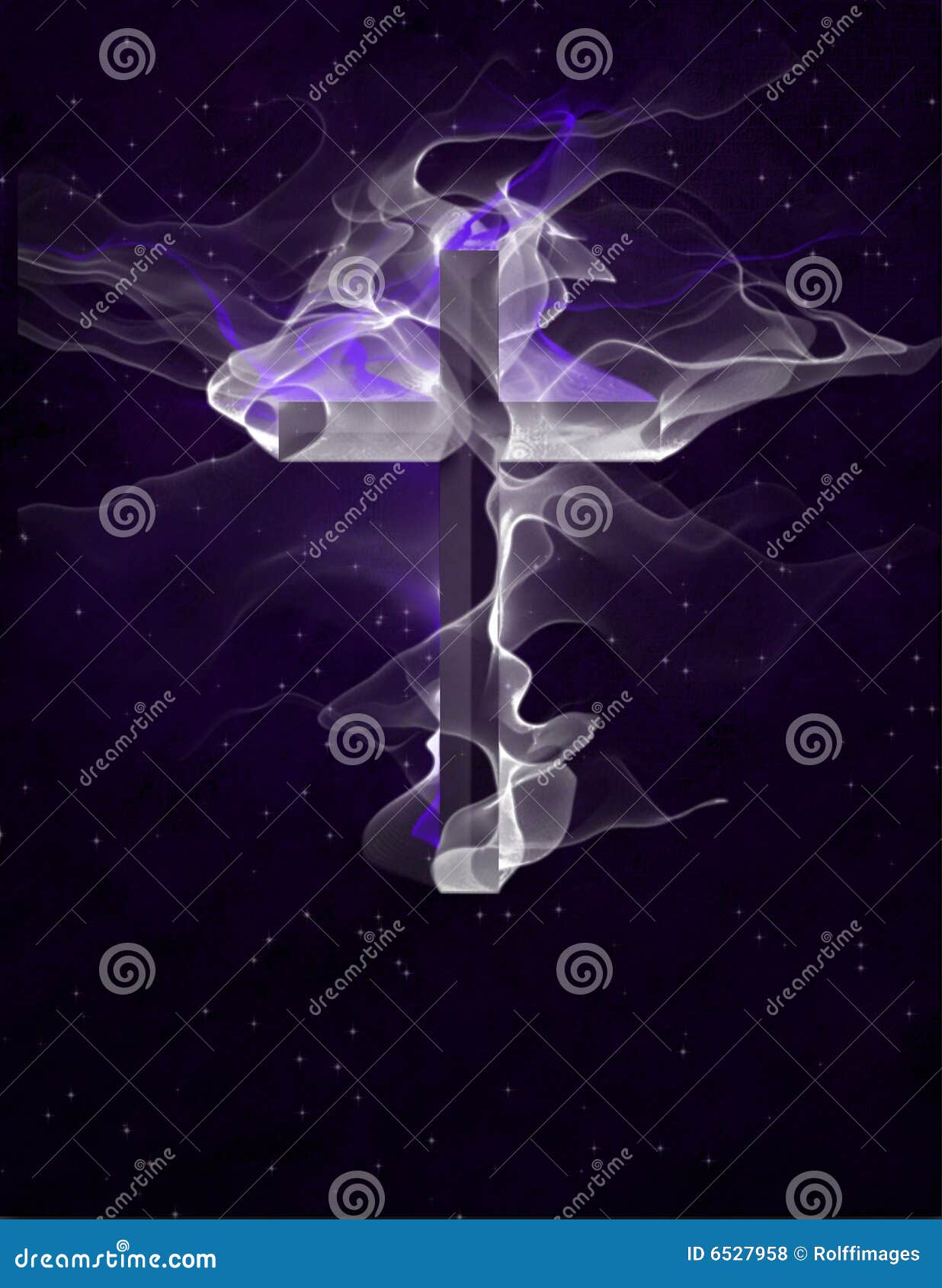 Vaporous Cross stock illustration. Illustration of design - 6527958