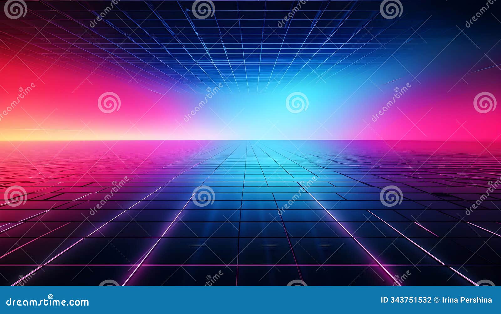 Vaporwave Gradient Pattern Background Stock Illustration - Illustration ...