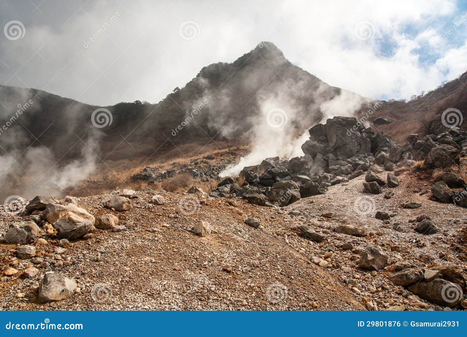Odawara Sulfur Spring Valley Hakone Japan Stock Photo - Image of ...