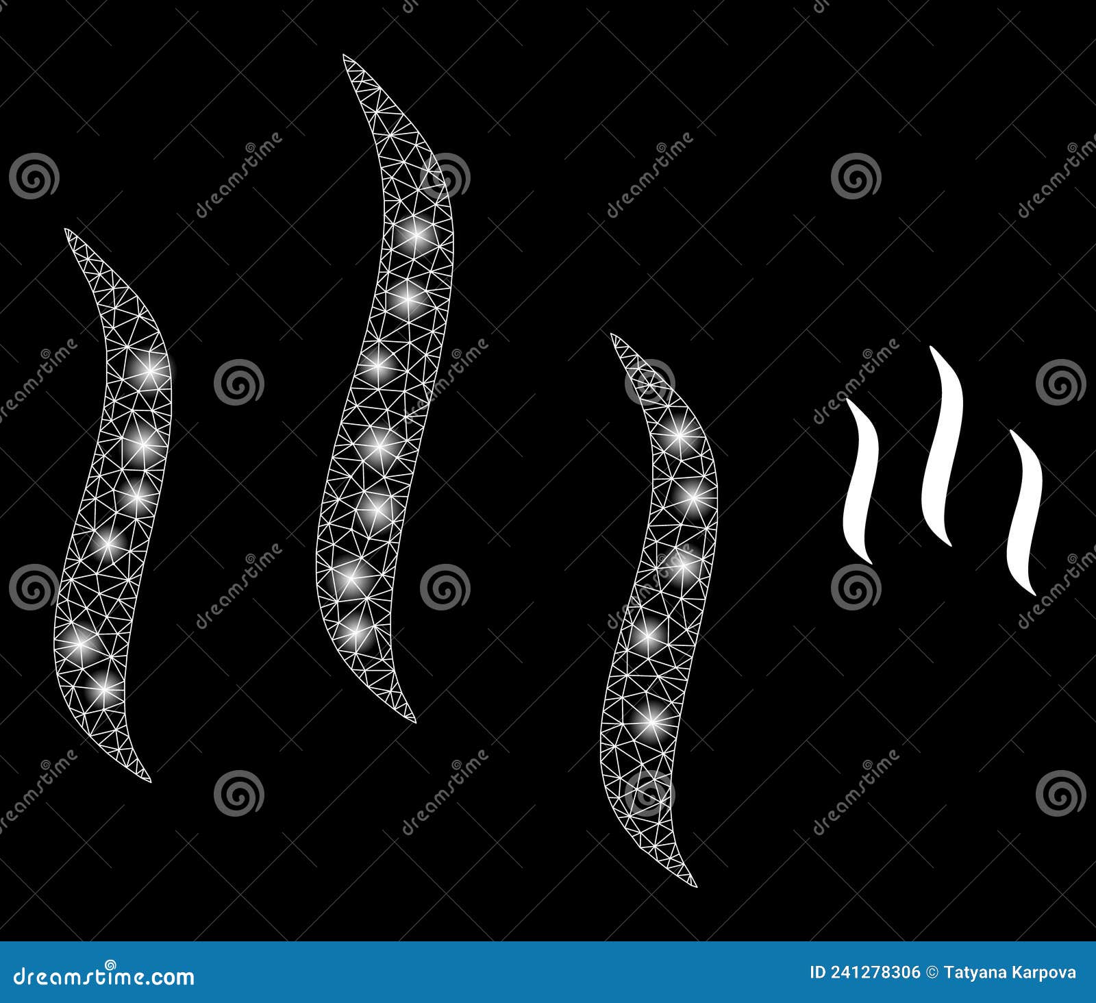 Vapour Icon. Odour Symbol. Aroma Steam Wave. Vector Illustration Set ...