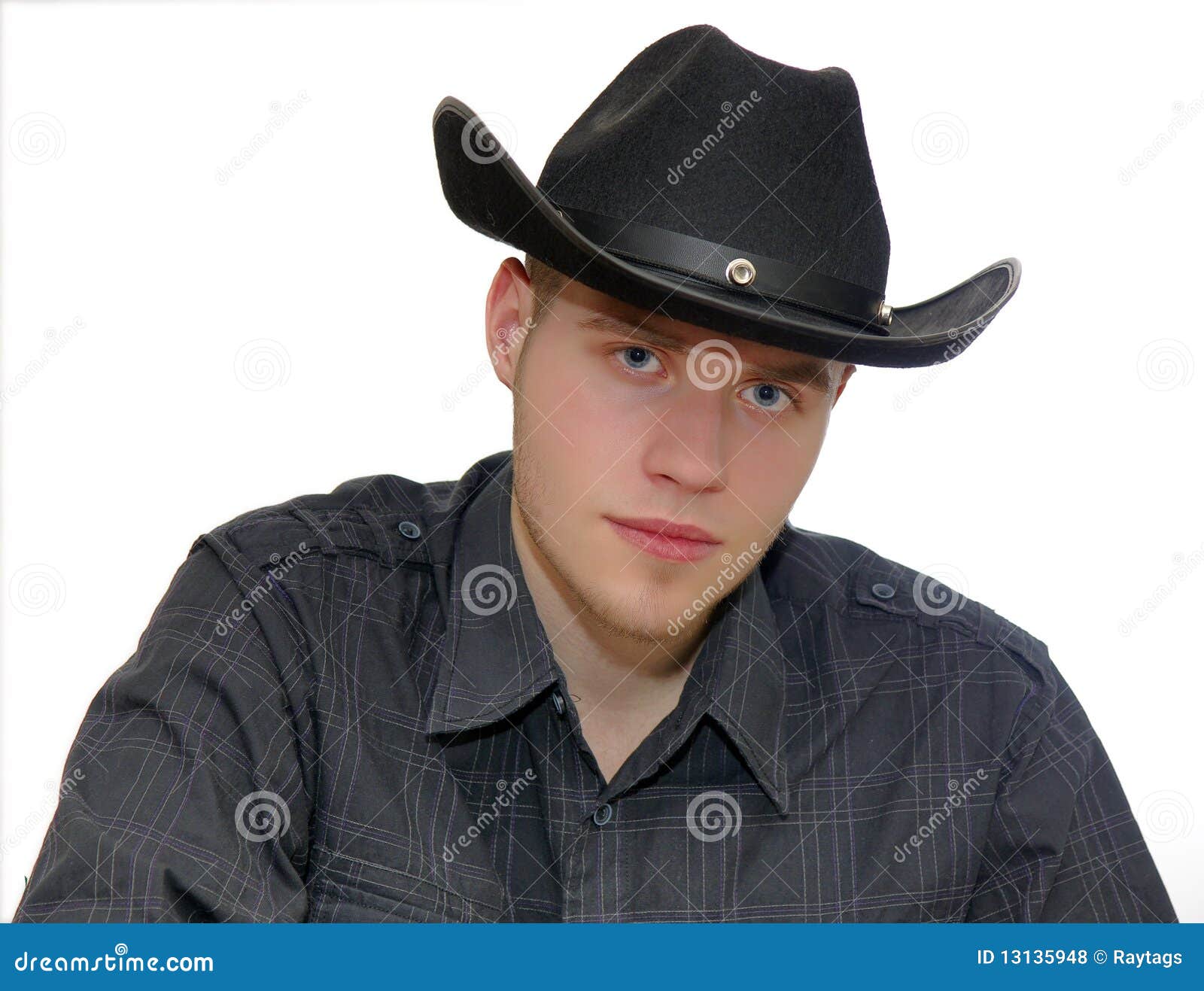 Vaquero foto de archivo. Imagen de estudio, hombres, mirada - 13135948