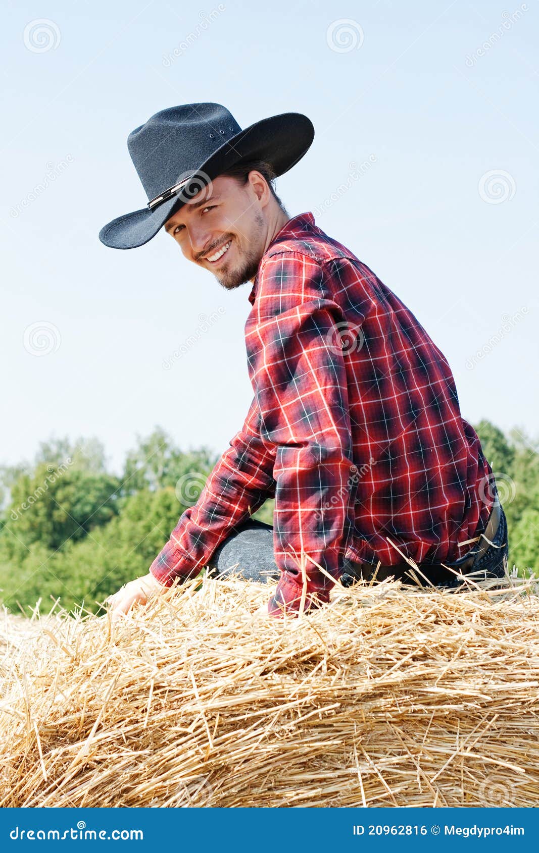 Vaquero foto de archivo. Imagen de cielo, retrato, rural - 20962816