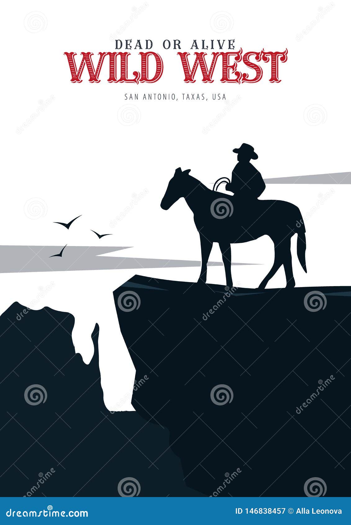 Vaquero Banner E Tejas Ilustraci?n Del Vector Ilustración del Vector ...