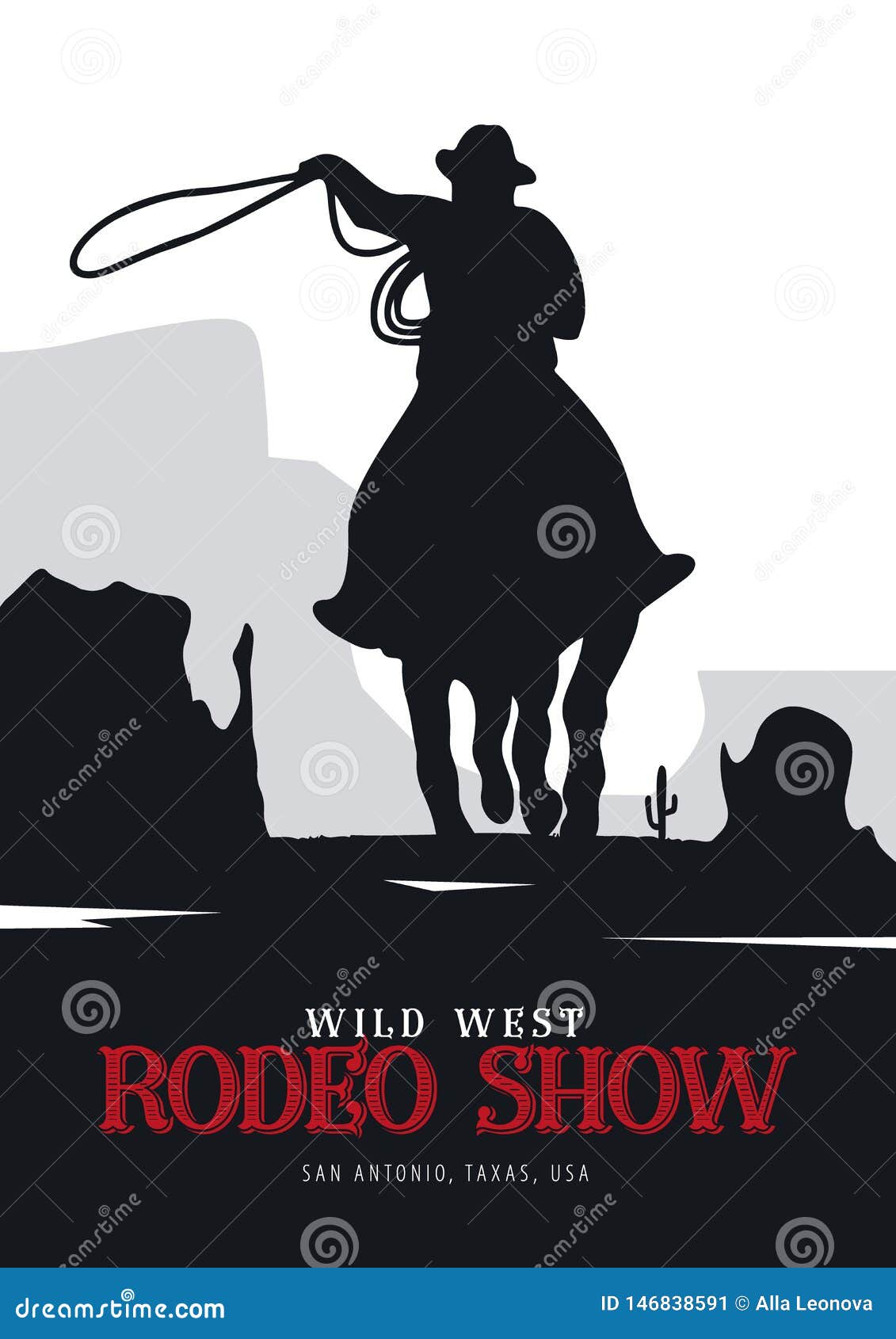 Vaquero Banner E Tejas Ilustraci?n Del Vector Ilustración del Vector ...