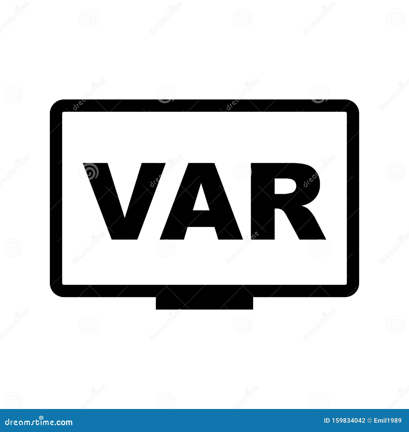 VAR-Symbol Einfache Gestaltung Stock Abbildung - Illustration von ...