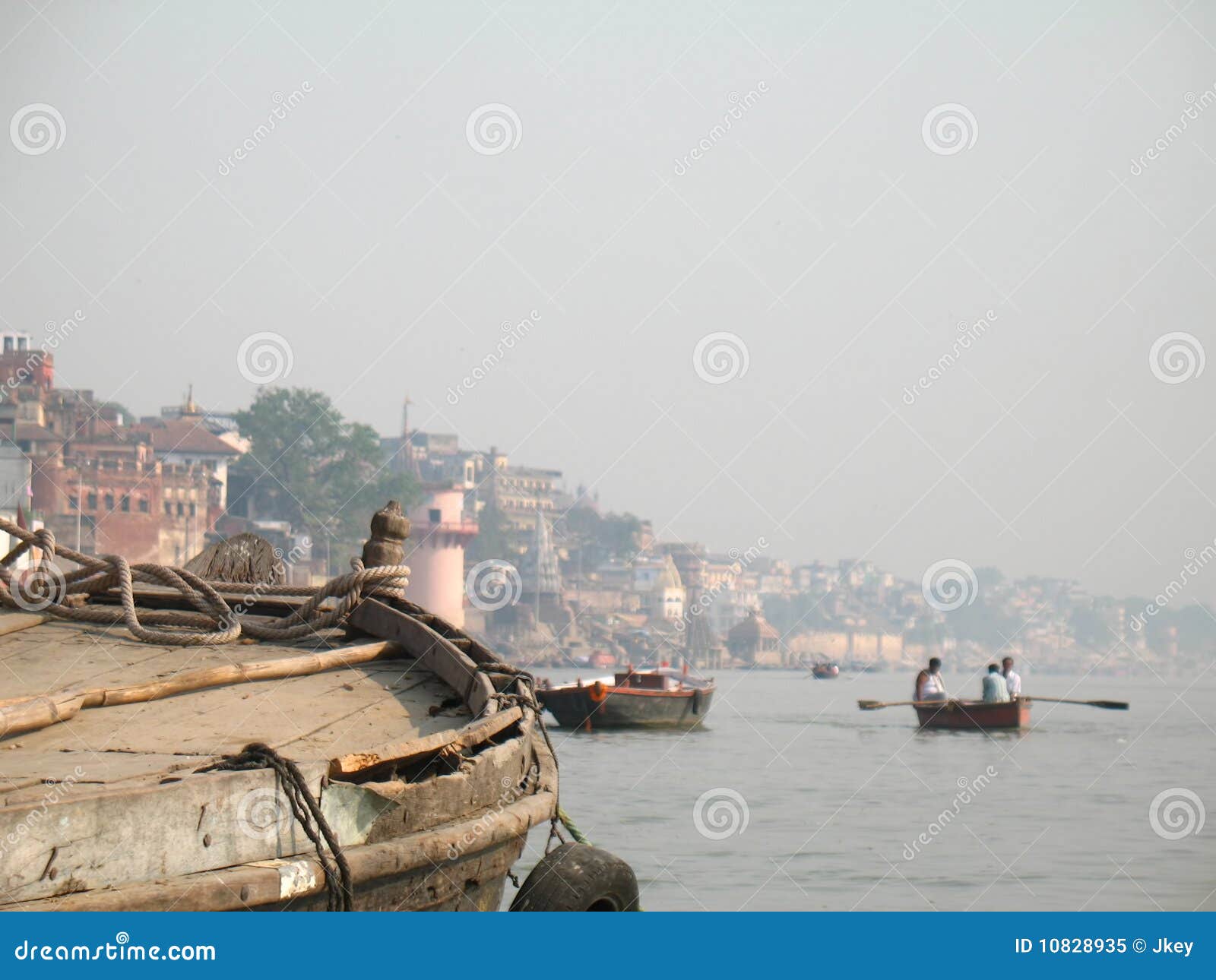 Varanasi - Boating on Ganges Stock Image - Image of cleaning, sacred ...