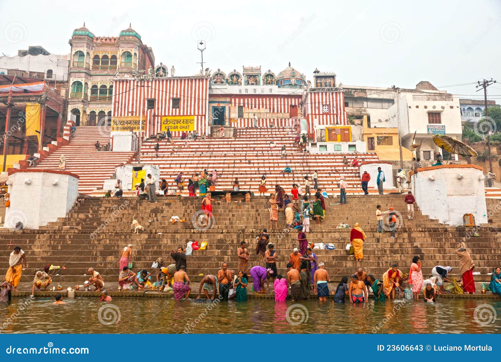 Varanasi, india. editorial stock photo. Image of colorful - 23606643