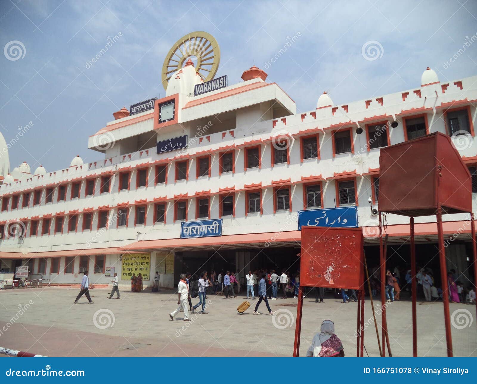 Varanasi Railway Junction in India Editorial Stock Photo - Image of ...