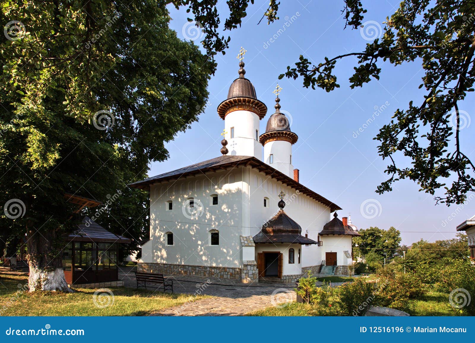 Varatec monastery stock photo. Image of blue, briquette - 12516196