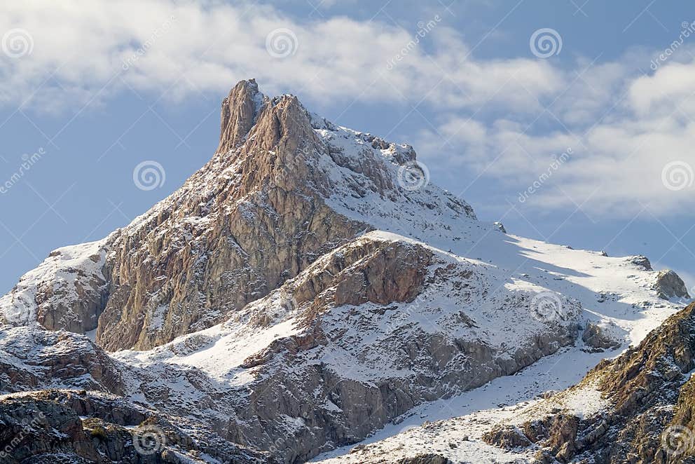 Vardousia Mountain Peak stock photo. Image of winter - 21864052