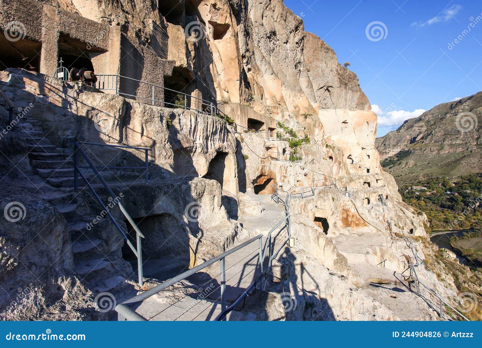 Vardzia Cave Monastery Editorial Image | CartoonDealer.com #244904826