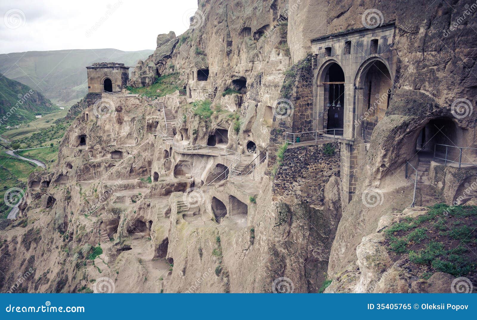 Vardzia Cave Monastery, Georgia Stock Image - Image of structure ...