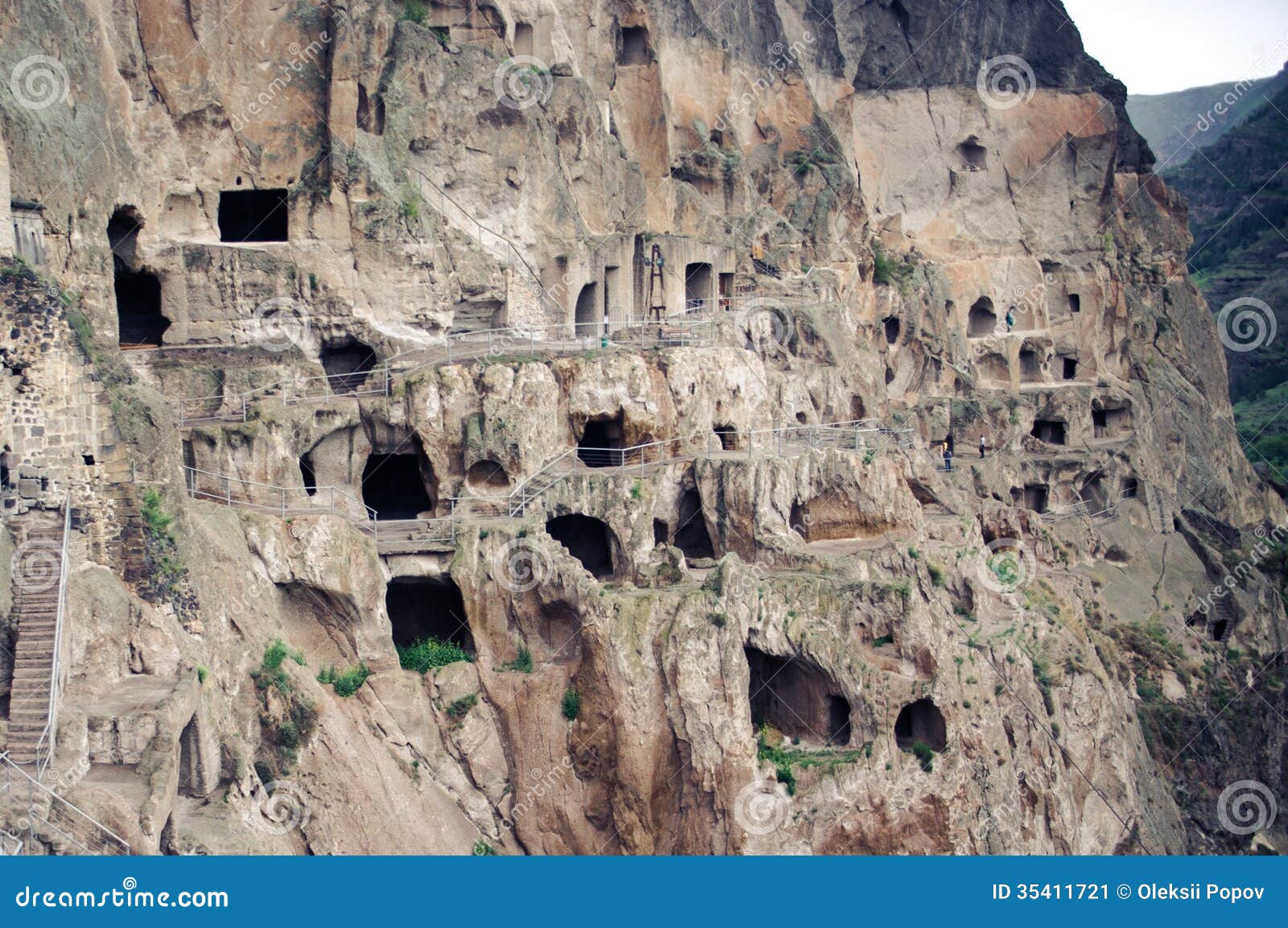 Vardzia Cave Monastery, Georgia Stock Image - Image of primitive ...