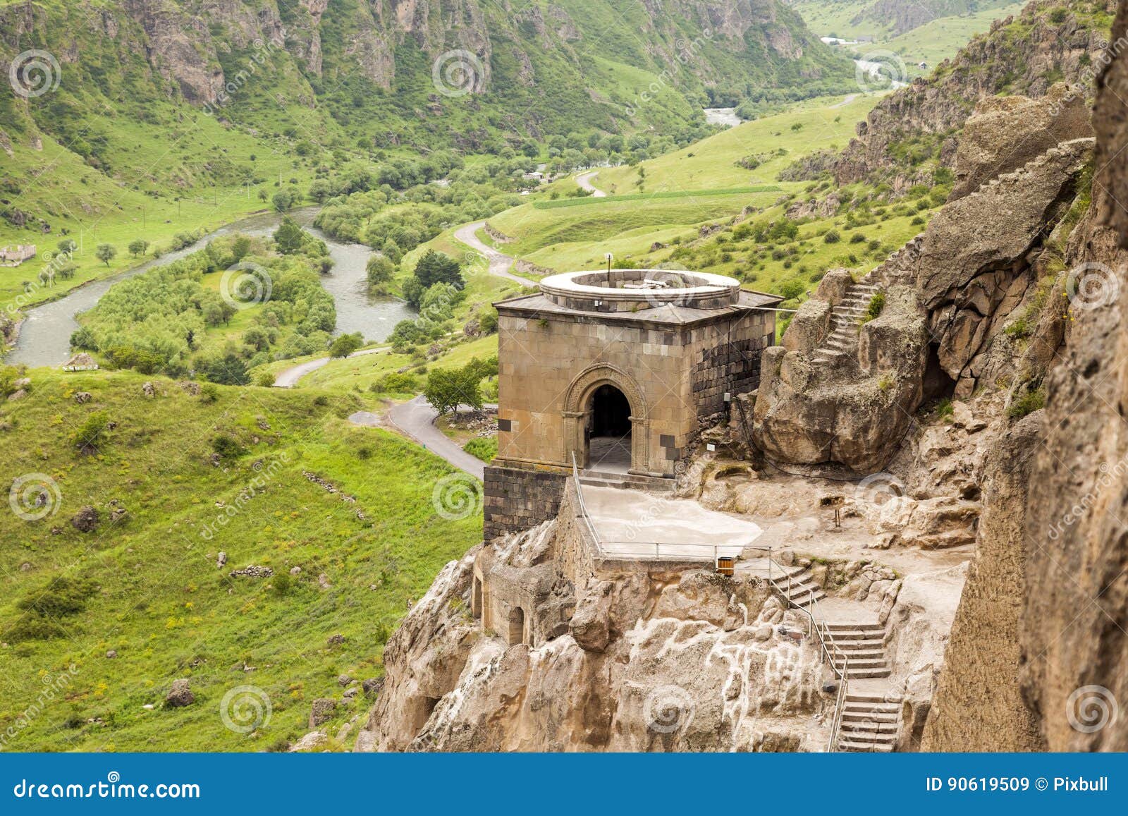 Vardzia stock image. Image of caucasian, cave, culture - 90619509