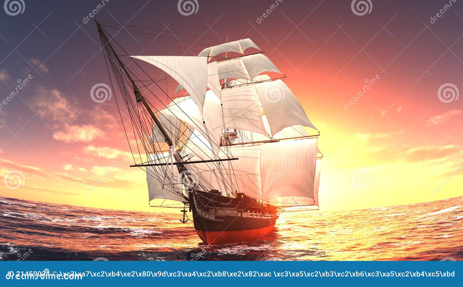 Varende boot stock illustratie. Illustration of zeilboot - 21459034