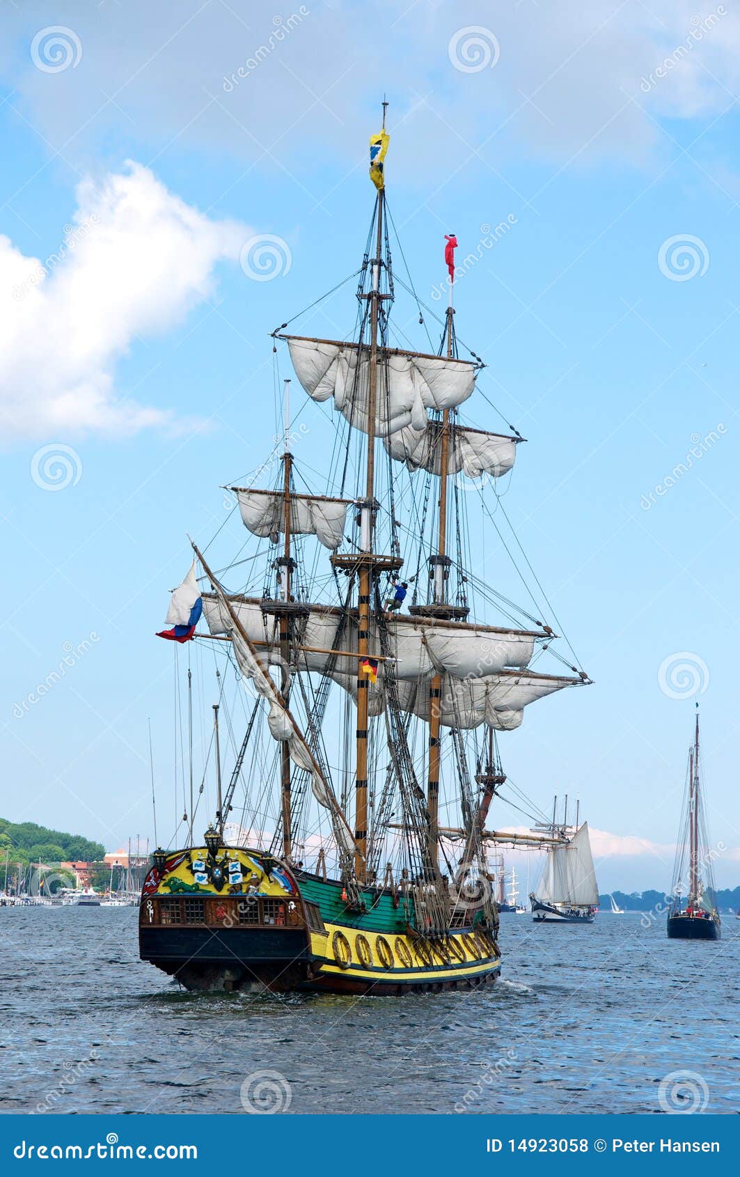 Varende schepen stock foto. Image of mest, schip, toerisme - 14923058