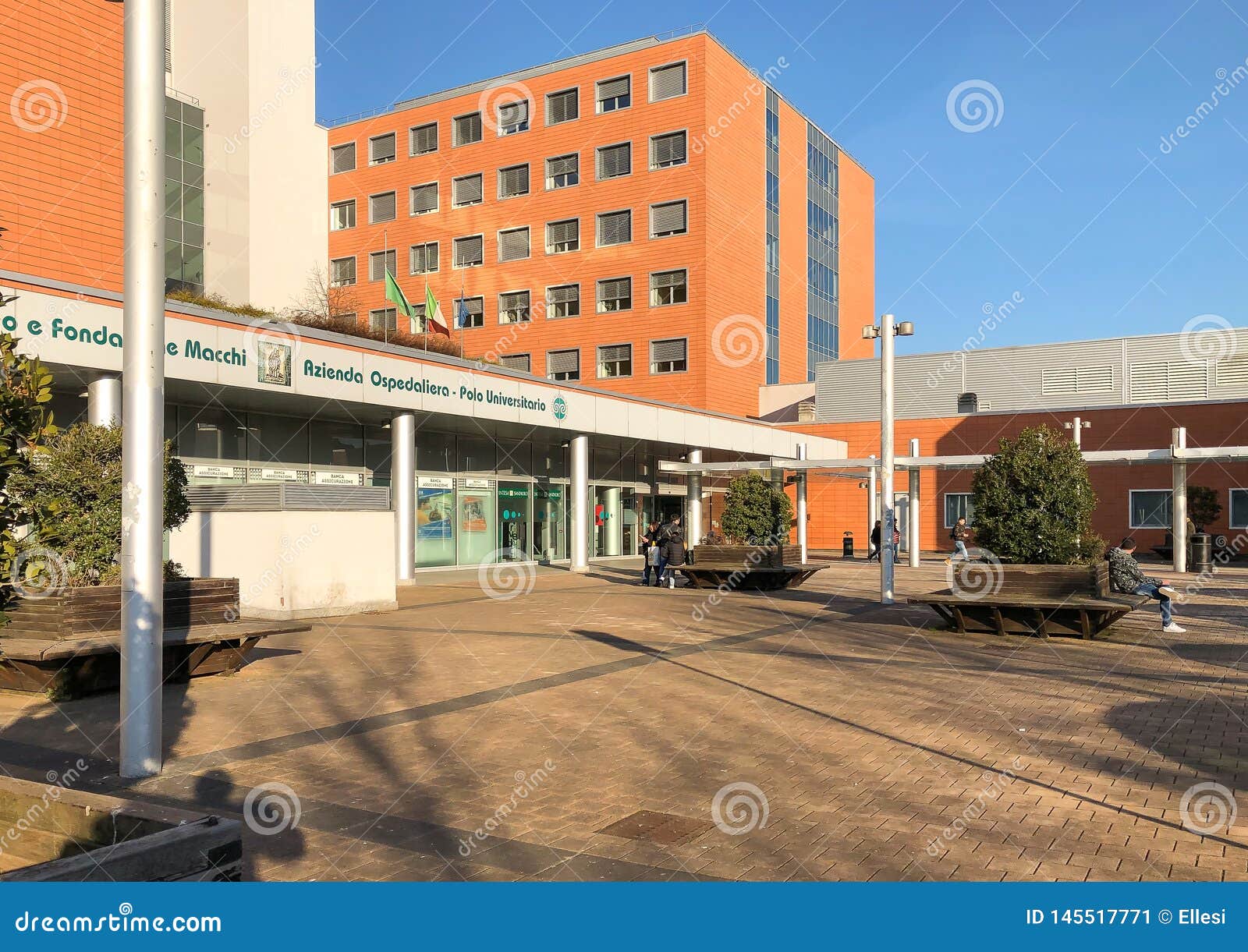 View of the Exterior of Circolo Hospital or Ospedale Di Circolo and ... View of the Exterior of Circolo Hospital or Ospedale Di Circolo and ...