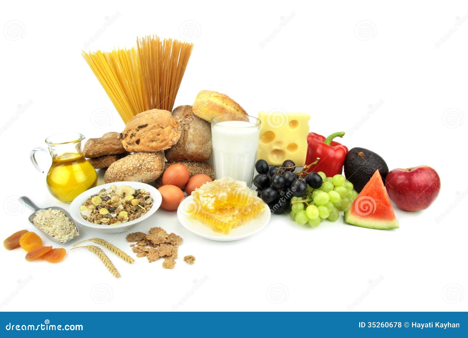 Vari alimenti, fotografia stock. Immagine di fiocchi - 35260678