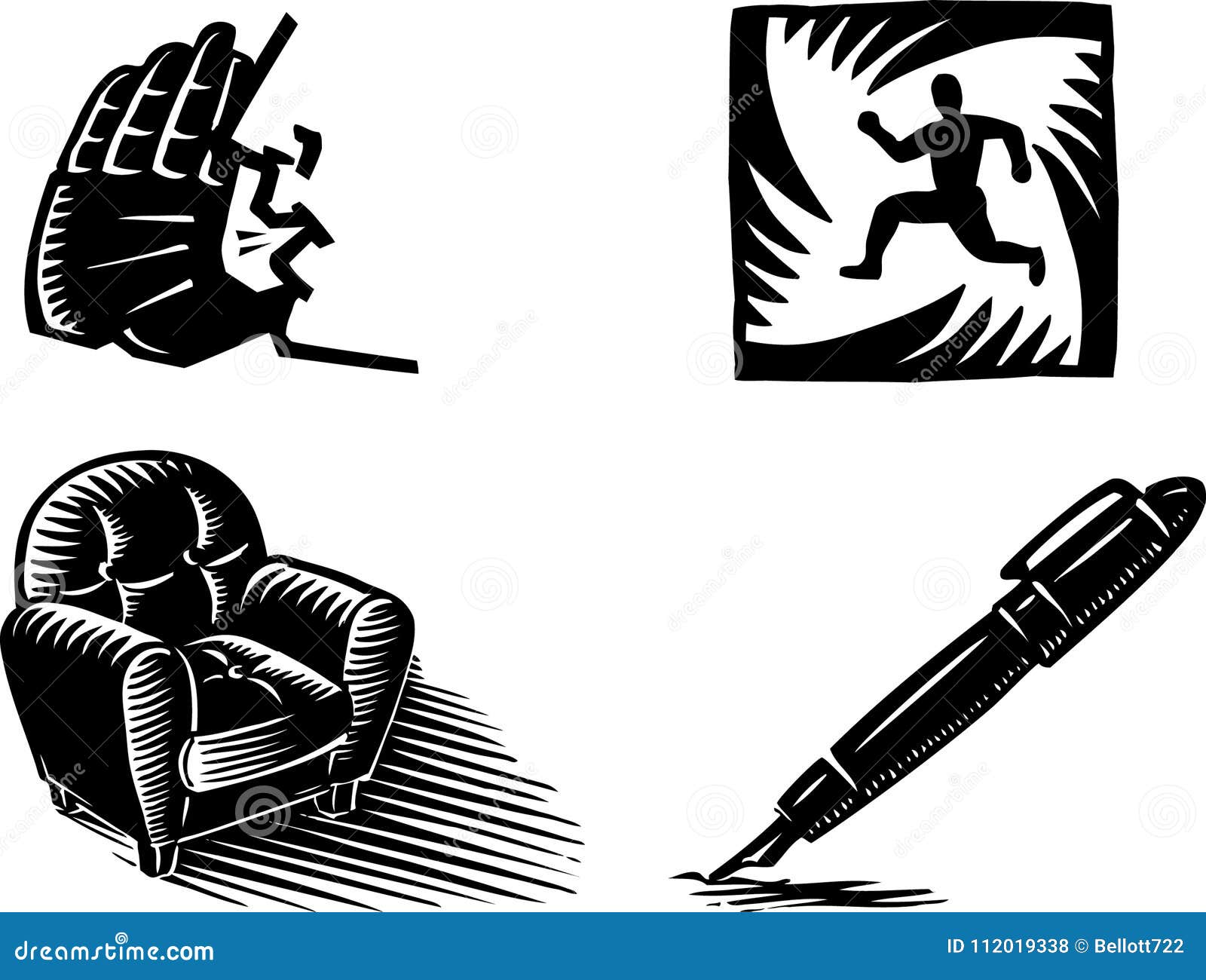 Vari simboli dentro illustrazione di stock. Illustrazione di vario ...