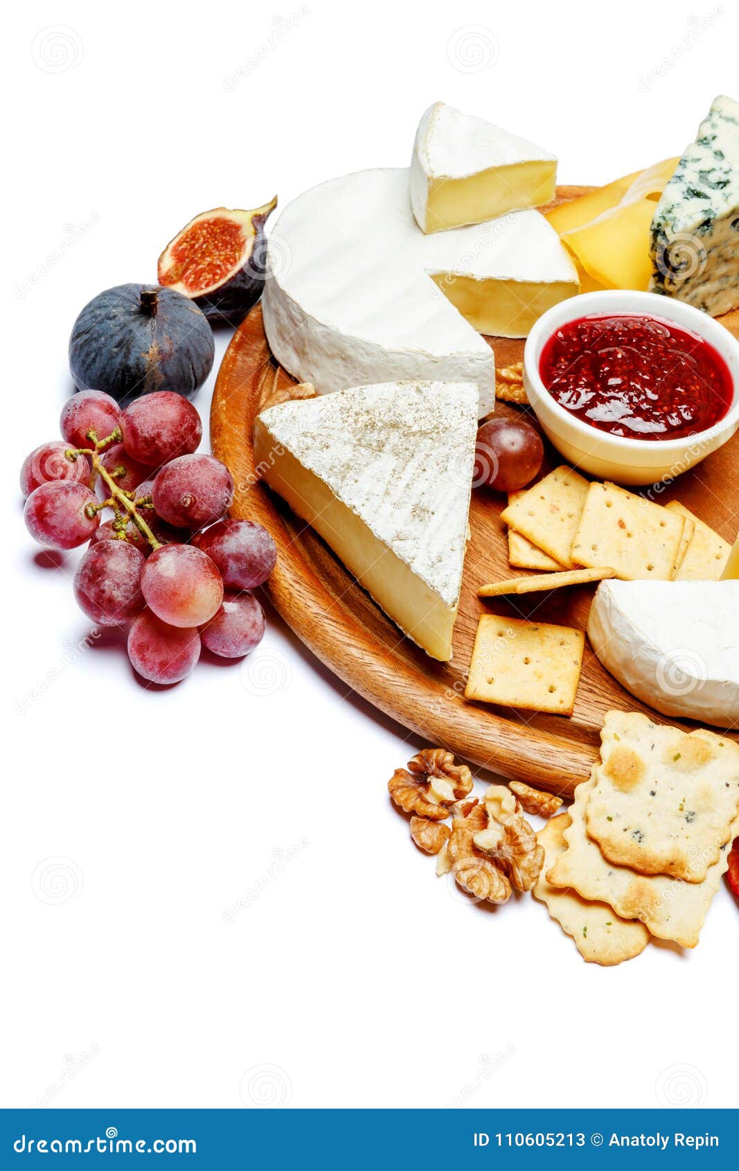 Vari Tipi Di Formaggi - Parmigiano, Brie, Roquefort, Cheddar Immagine ...