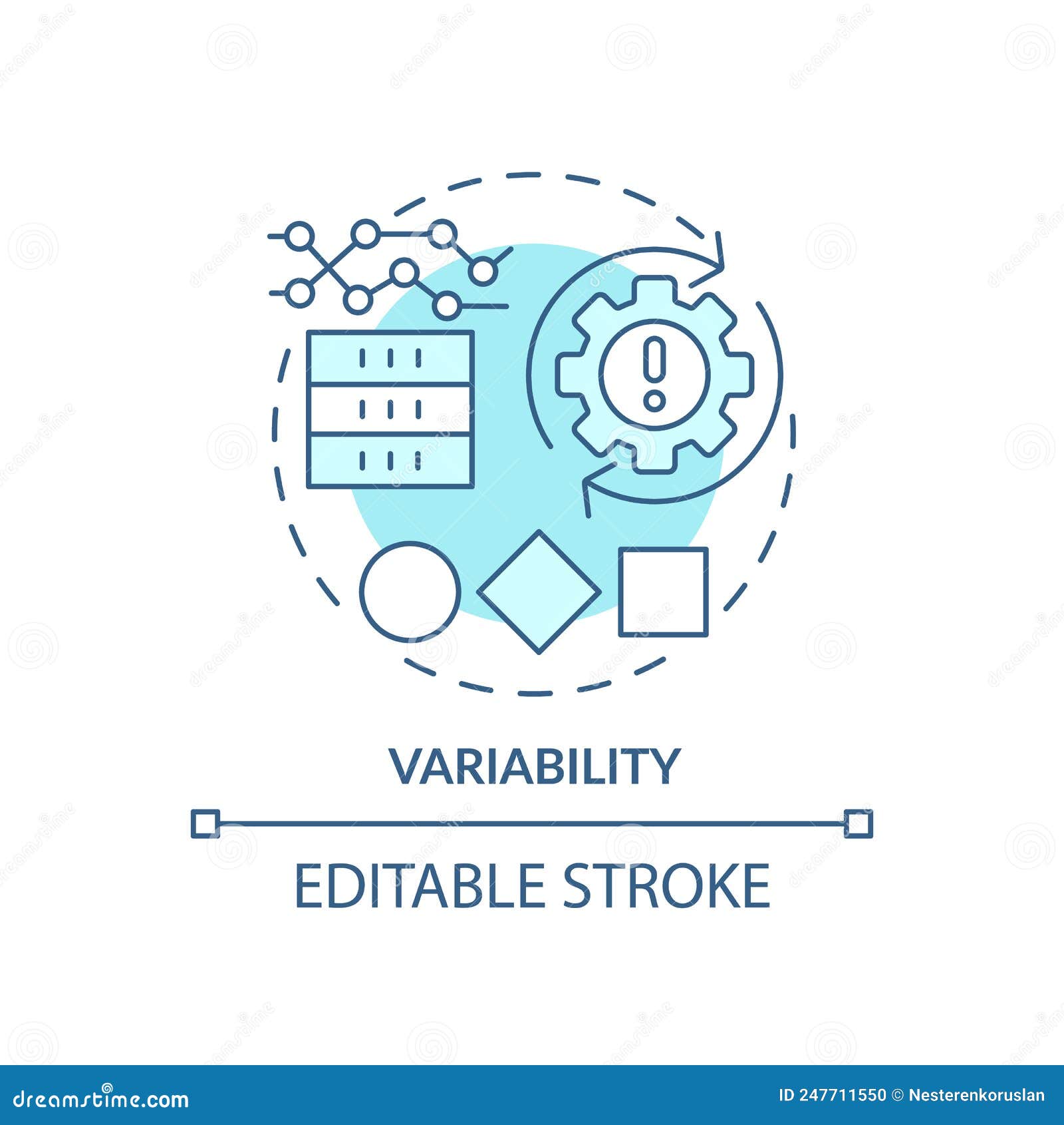 Variability Turquoise Concept Icon Stock Vector - Illustration of ... Variability Turquoise Concept Icon Stock Vector - Illustration of ...