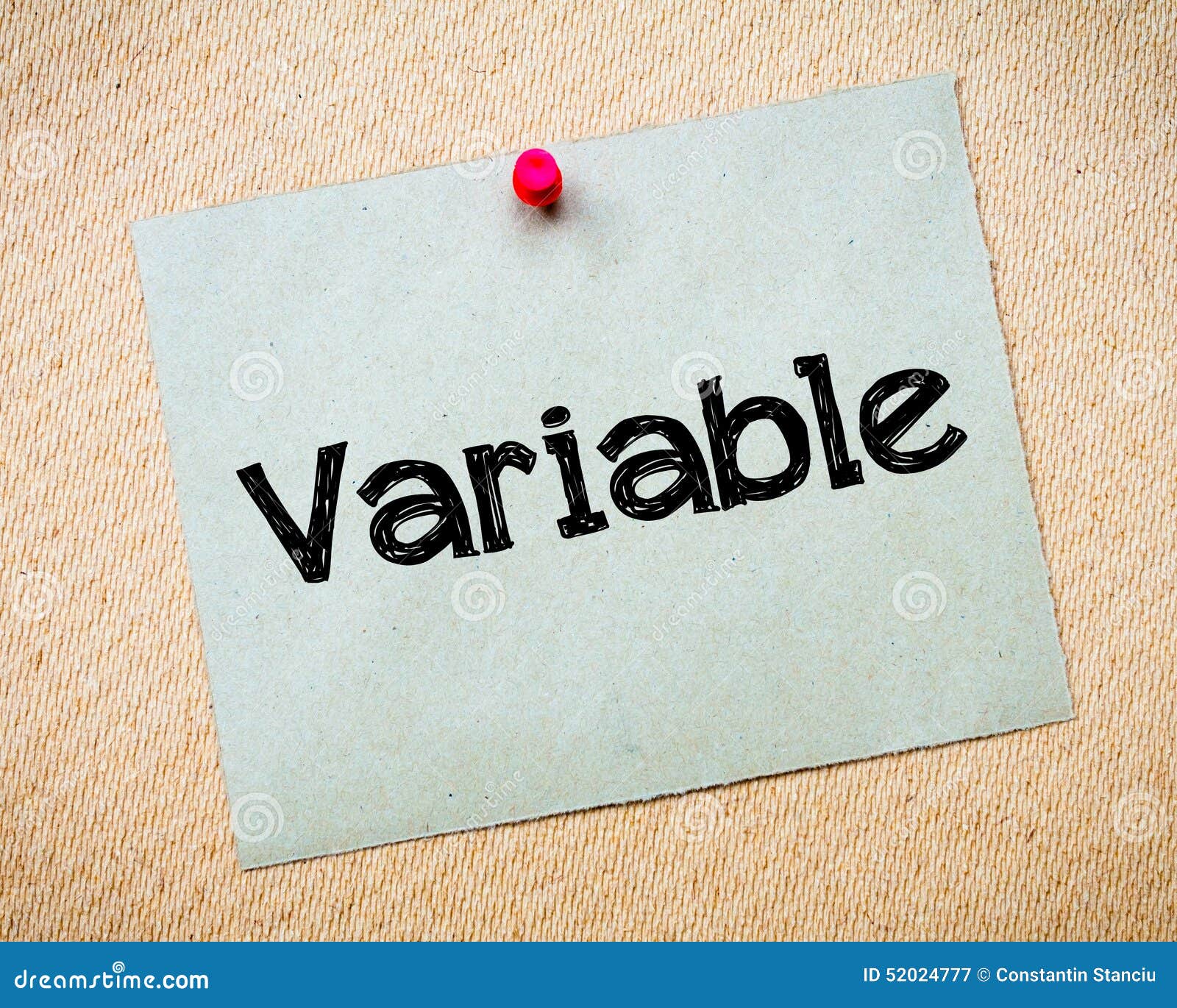 Variable stock image. Image of cork, note, copy, message - 52024777