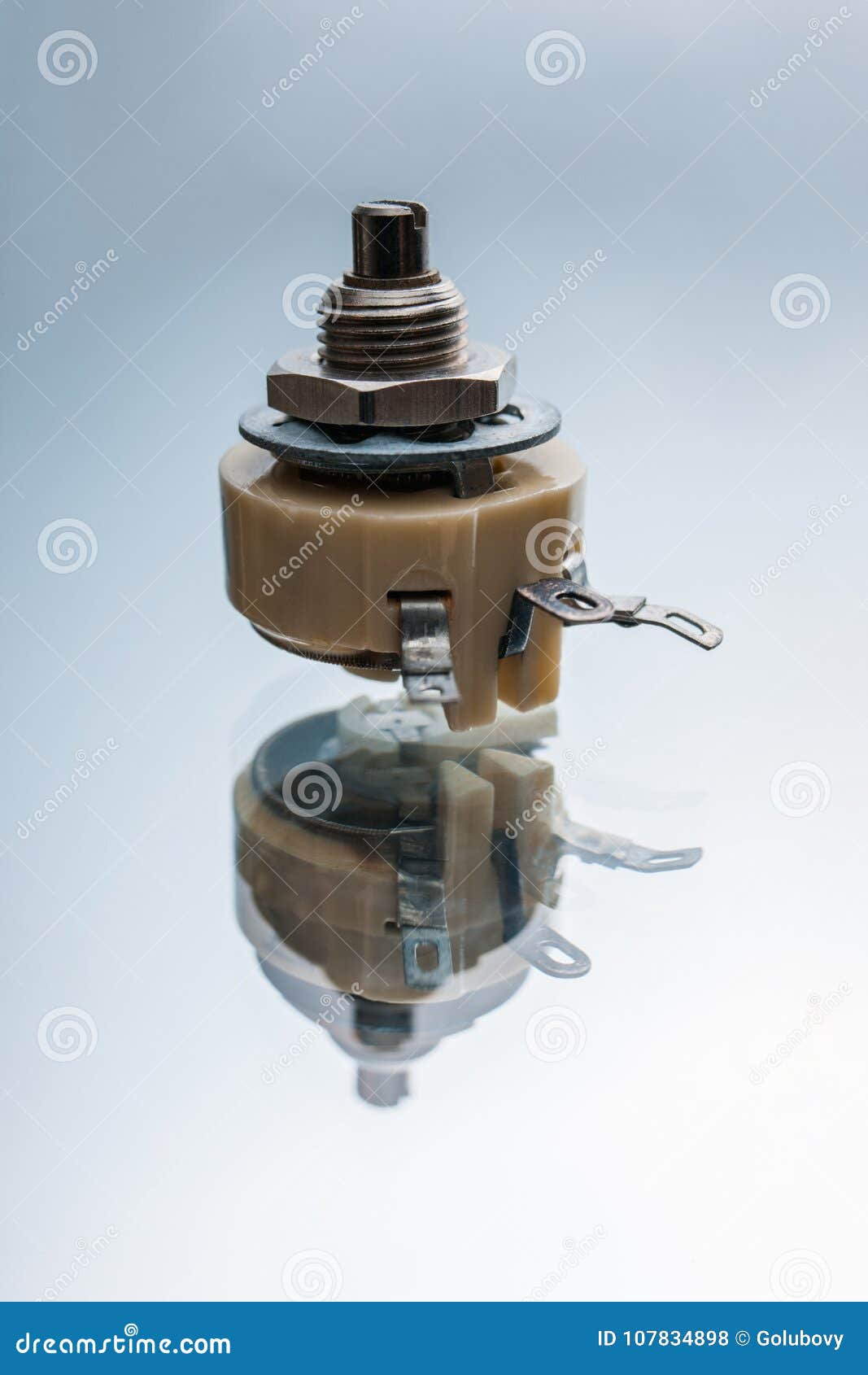 Variable Resistor Current Voltage Circuit Stock Photo - Image of ...