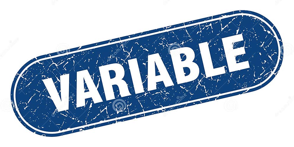 Variable Sign. Variable Grunge Stamp Stock Vector - Illustration of ...