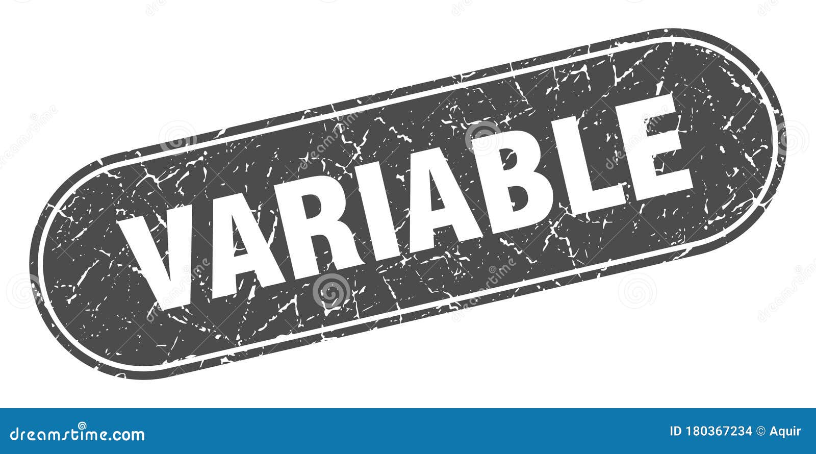 Variable Sign. Variable Grunge Stamp Stock Vector - Illustration of ...
