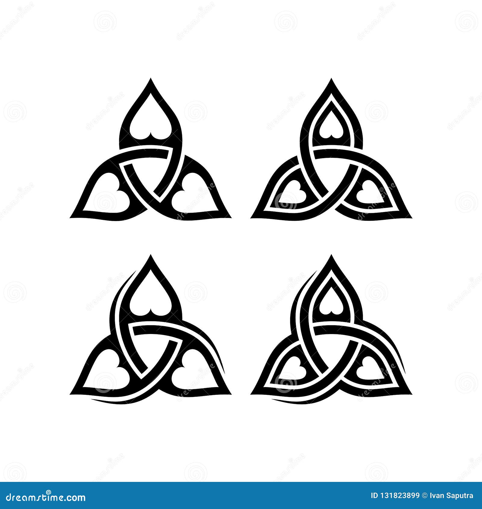 Variación Del Vector Del Logotipo De La Trinidad Ilustración del Vector ...