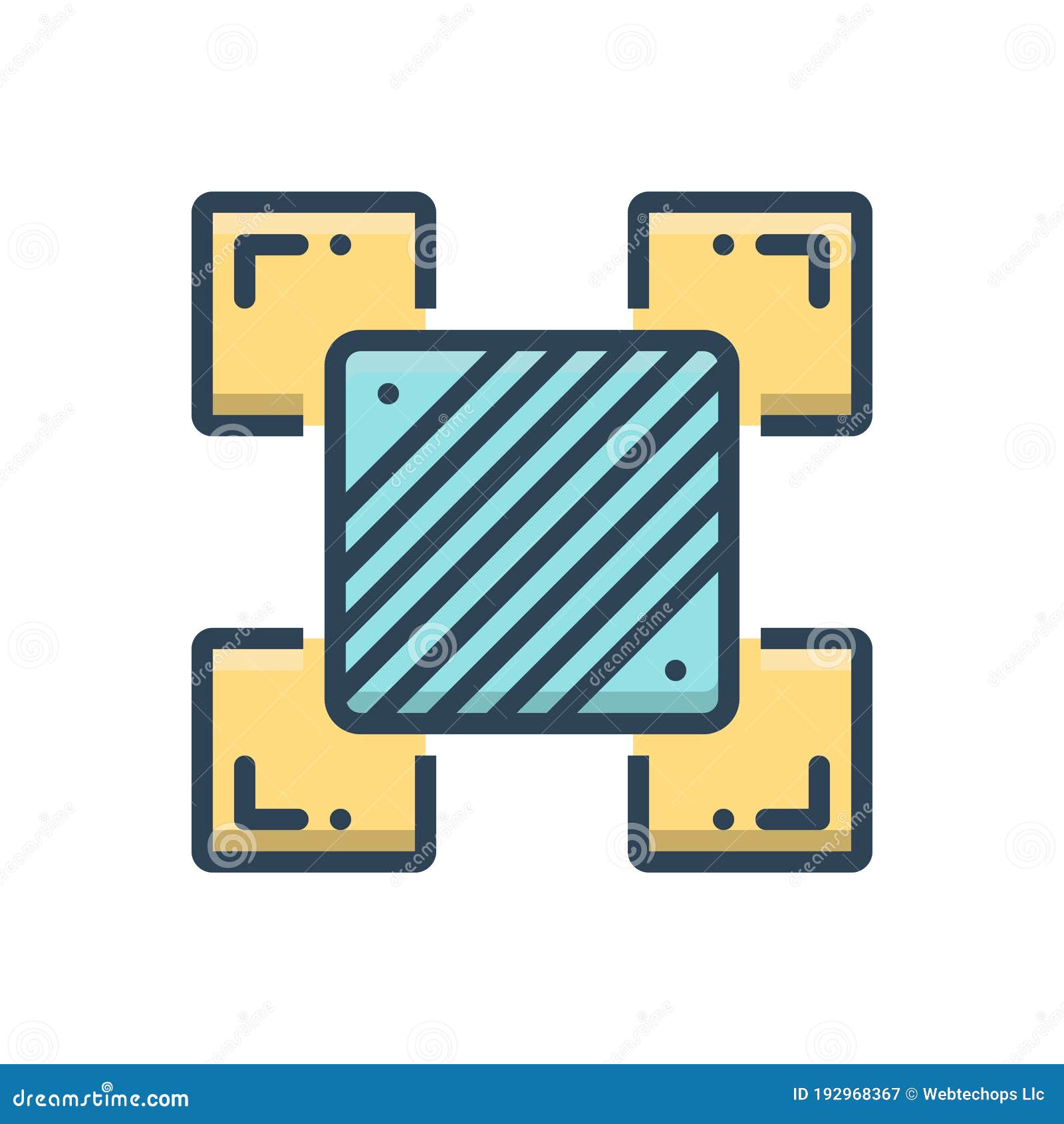 Color Illustration Icon for Variance, Management and Accounting Stock ...