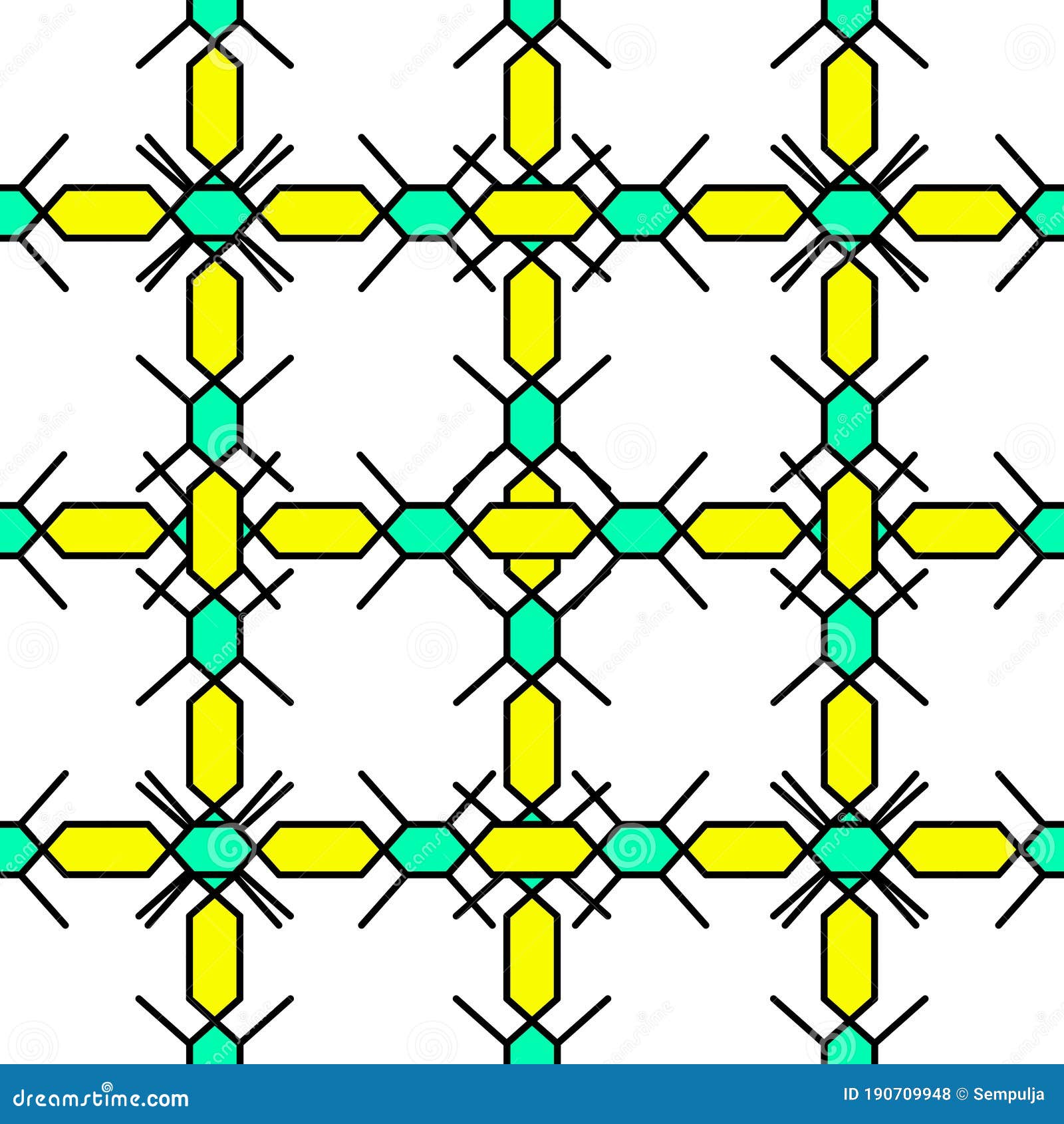 Pattern Braided the Braid of the Lines Stock Illustration ...