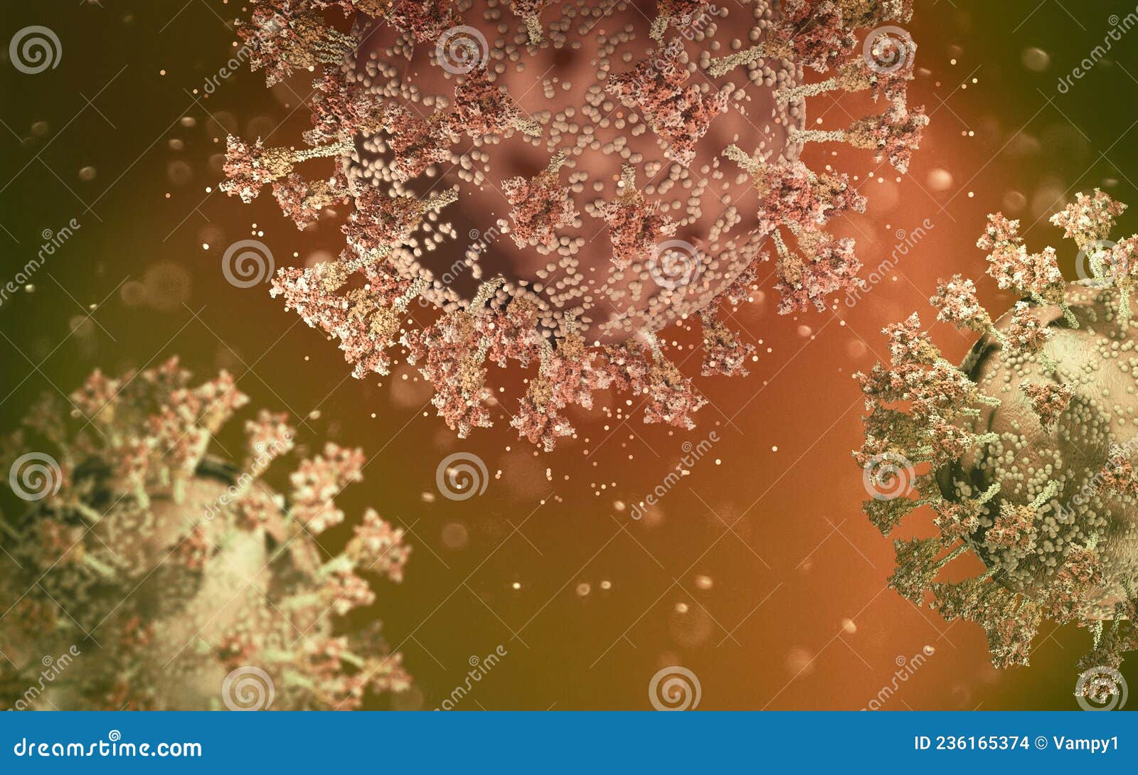 Variant Virus, Coronavirus, Spike Protein. Omicron Stock Illustration ...